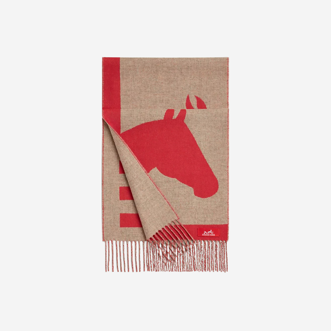 (W) 에르메스 카사크 러브 스토리 머플러 에카를레이트 베쥬 신 | Hermes | KREAM