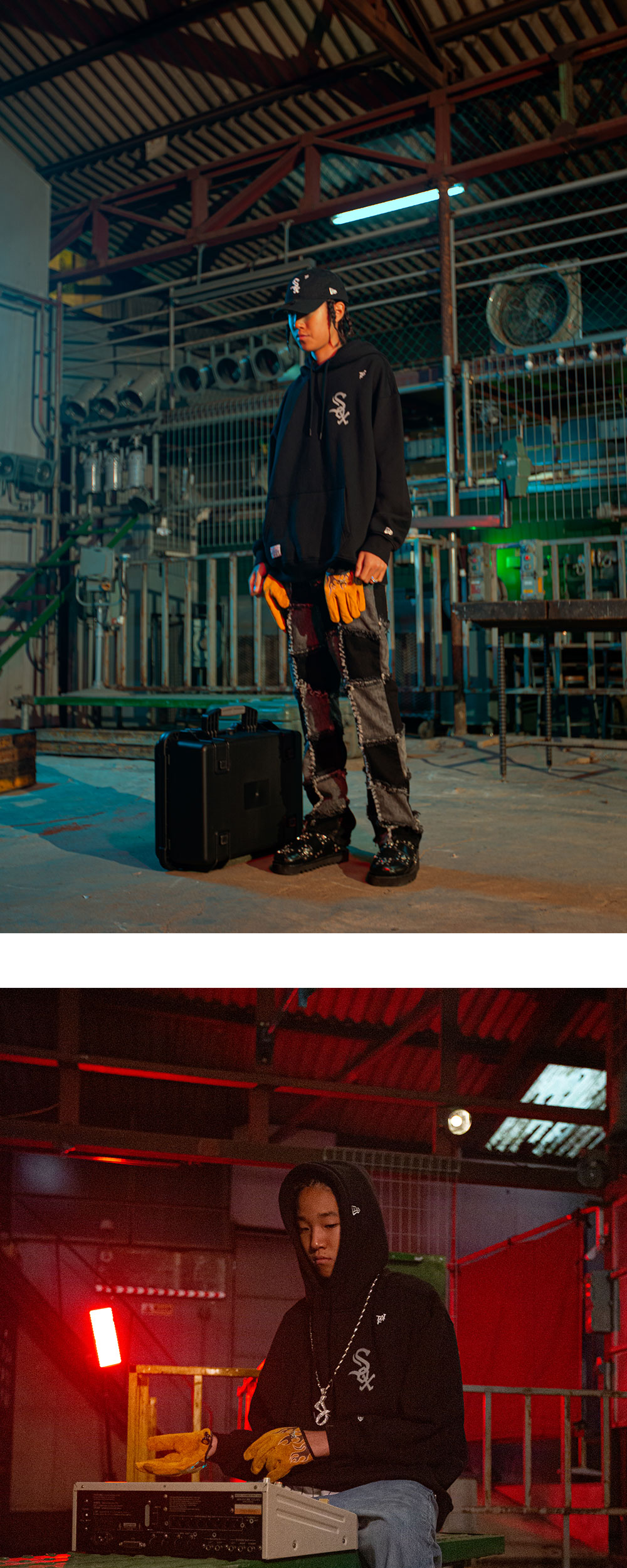 아이엠더퓨처 x 뉴에라 화이트삭스 후디 블랙 | IAMTHEFUTURE | KREAM