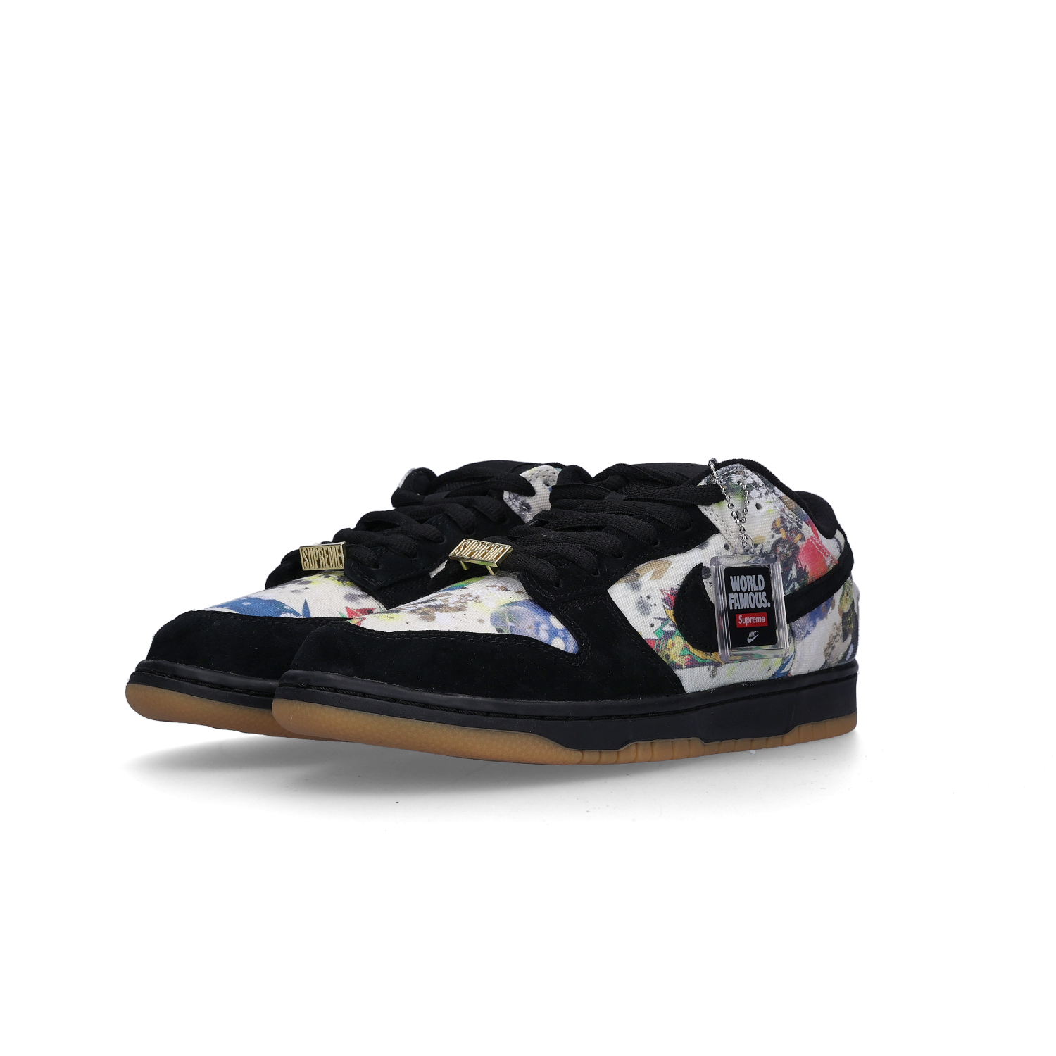 나이키 x 슈프림 SB 덩크 로우 QS 라멜지 블랙 | KREAM