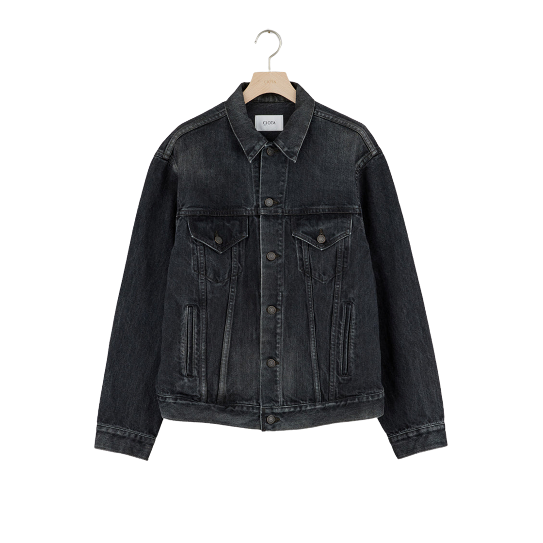 시오타 4포켓 데님 자켓 미디엄 블랙 | Ciota | KREAM