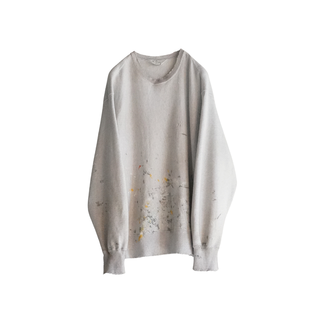 안셀름 핸드 페인팅 스웨트셔츠 애쉬 그레이 | Ancellm | KREAM