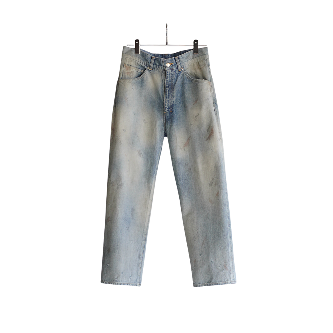 안셀름 셀비지 데님 스트레이트 5P 팬츠 인디고 | Ancellm | KREAM