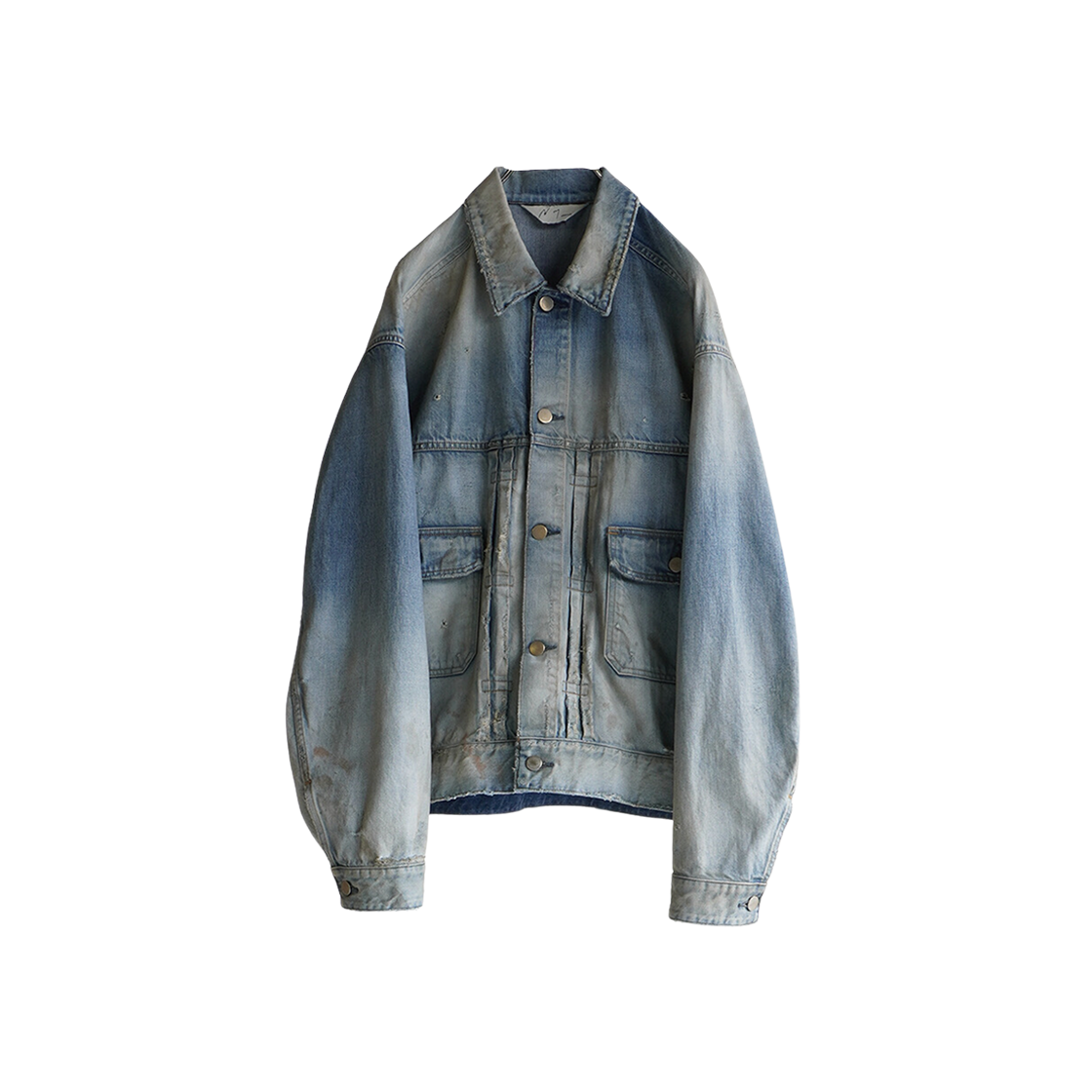 안셀름 데미지 데님 자켓 타입-2 인디고 | Ancellm | KREAM