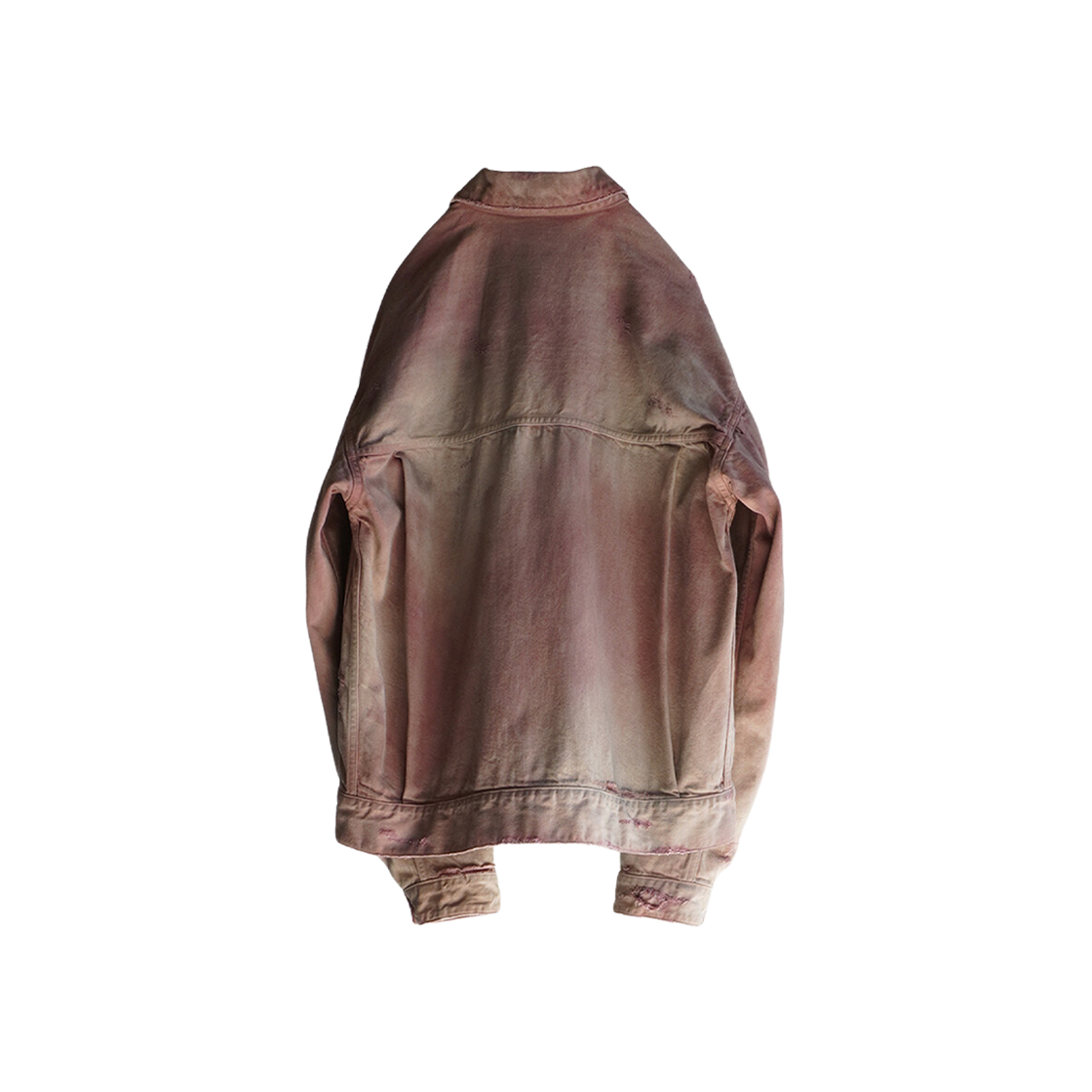 안셀름 데미지 데님 자켓 타입-2 다크 핑크 | Ancellm | KREAM