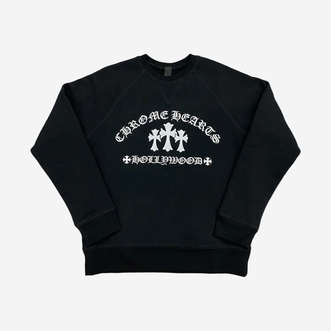 크롬하츠 세메터리 헐리우드 스웨트셔츠 블랙 | Chrome Hearts | KREAM