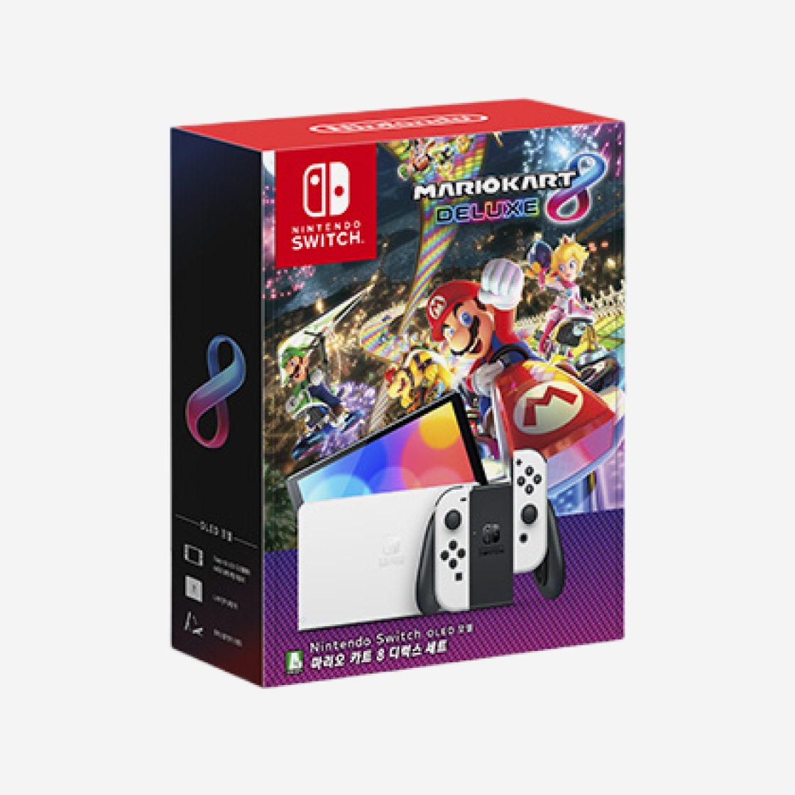 닌텐도 스위치 OLED 마리오카트 8 디럭스 화이트 에디션 (국내 정식 발매 제품) | Nintendo | KREAM