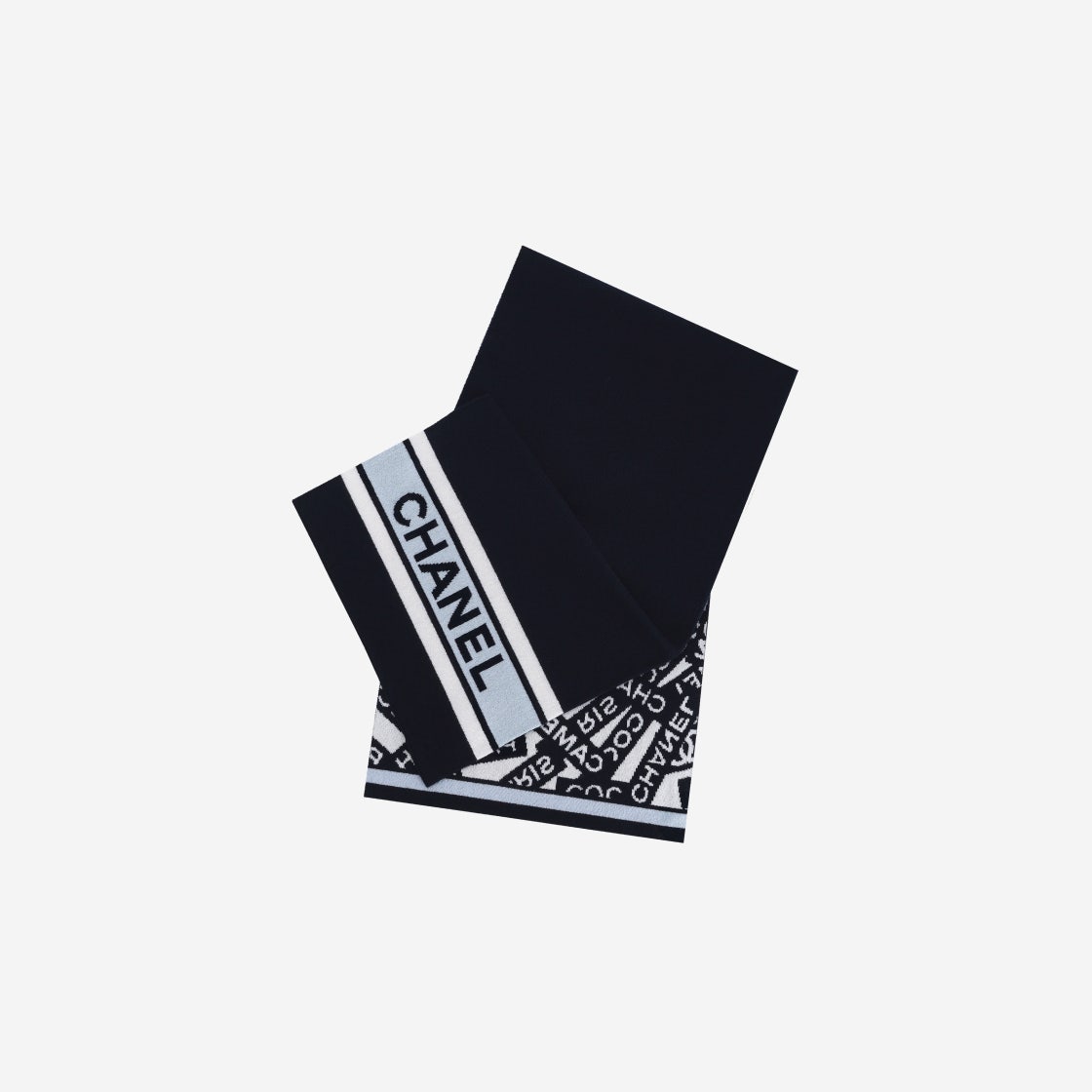 (W) 샤넬 스카프 캐시미어 & 네이비 | Chanel | KREAM