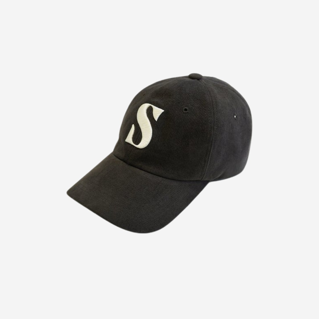 세터 빈티지 캐쥬얼 레터링 볼캡 빈티지 그레이 | Satur | KREAM