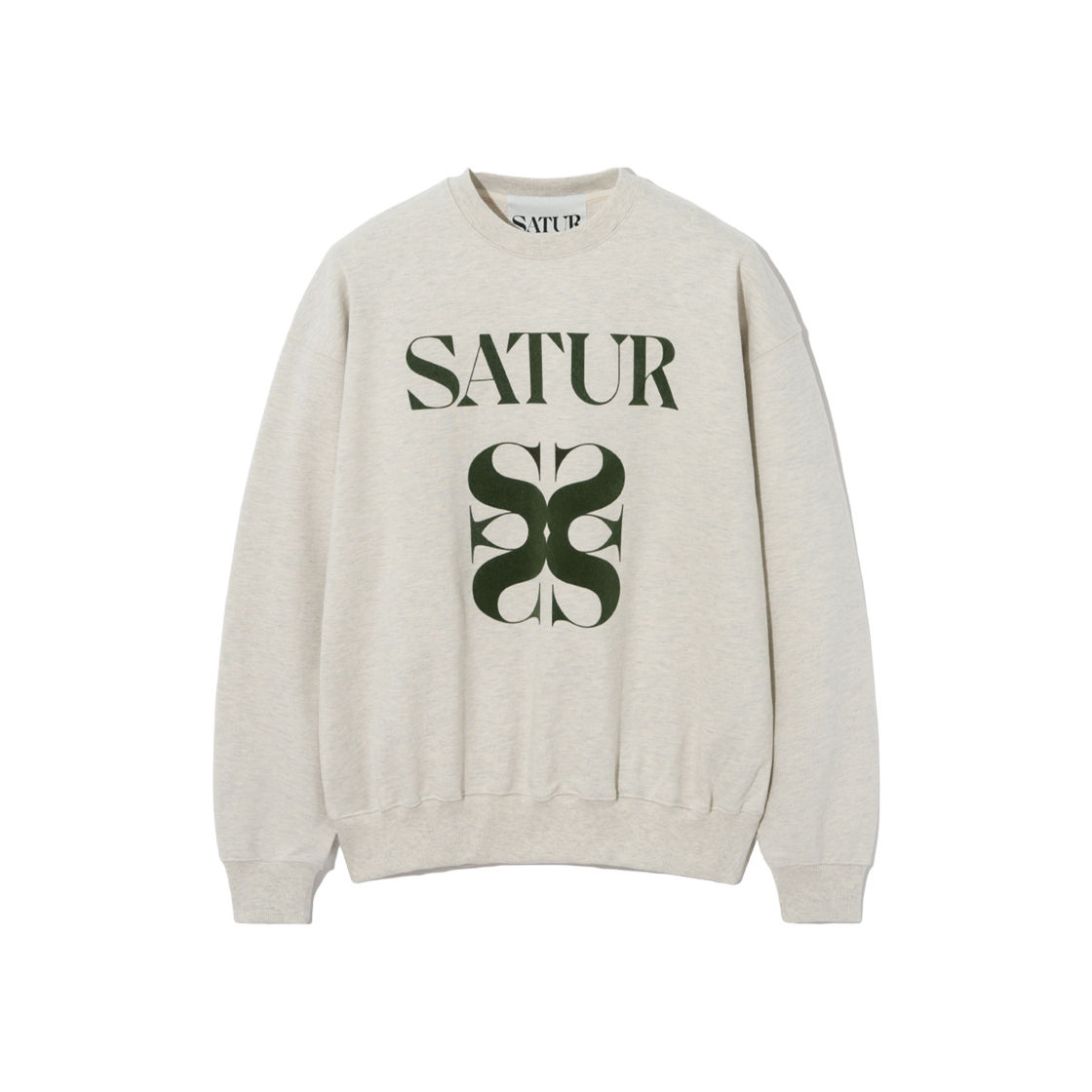 세터 세터 올 데이 스웨트셔츠 멜란지 아이보리 카키 | Satur | KREAM