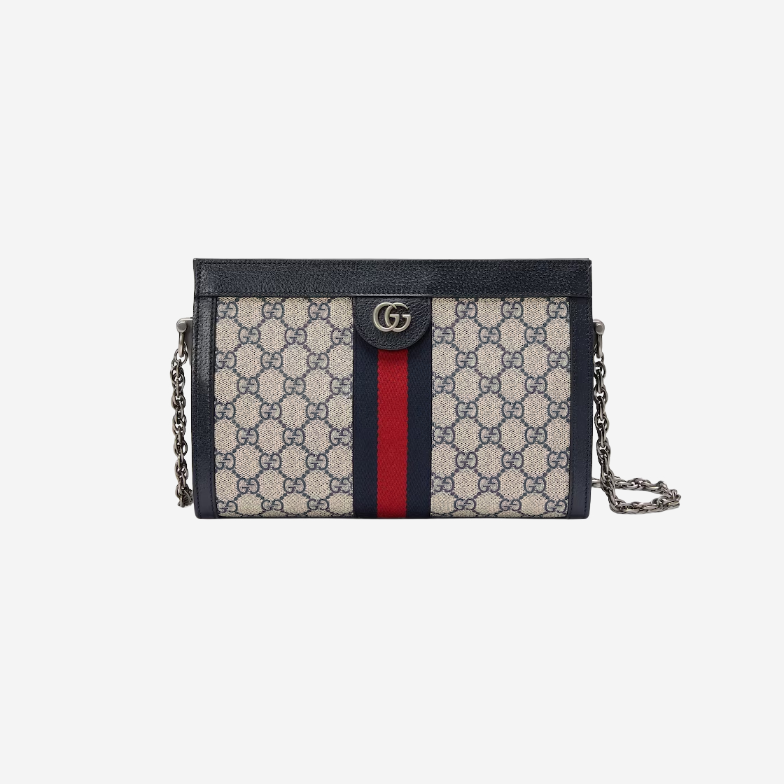 구찌 오피디아 GG 스몰 숄더백 베이지 블루 슈프림 | Gucci | KREAM