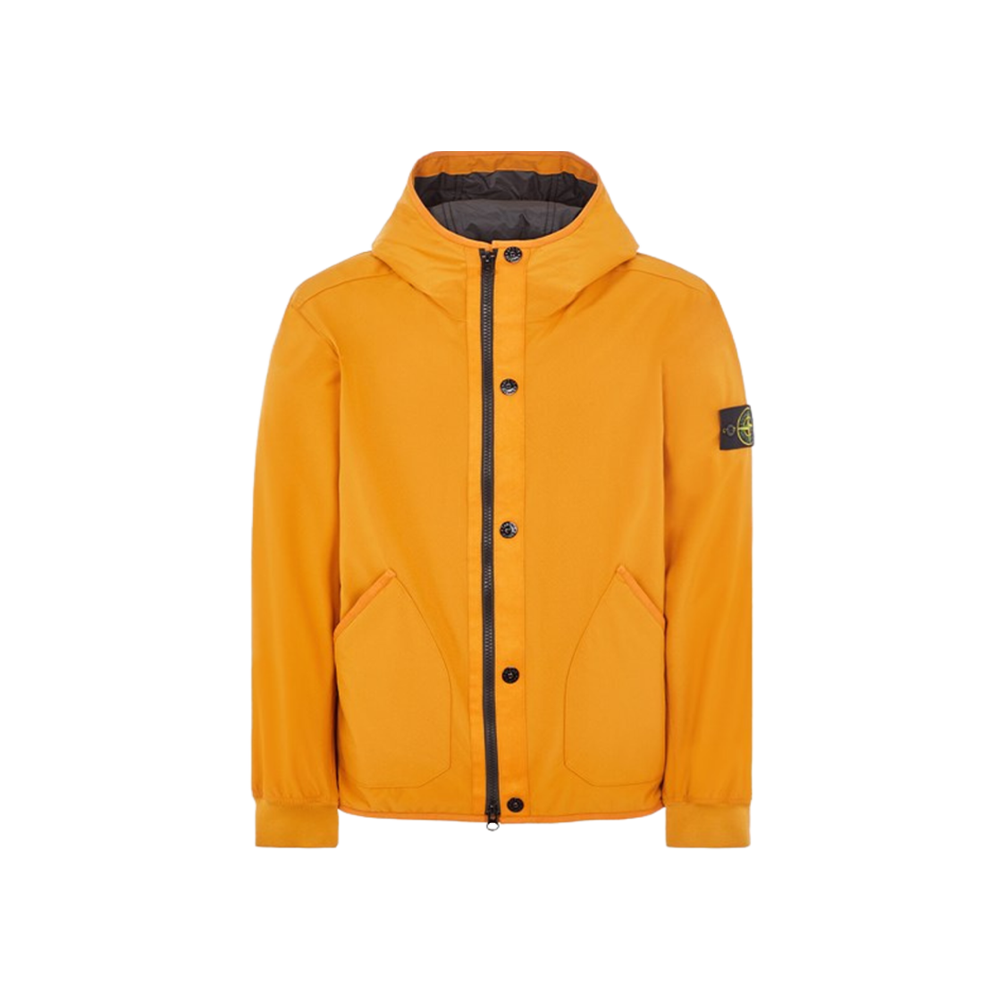 스톤 아일랜드 41027 소프트 쉘-R E.Dye 퓨어 인슐레이션 테크놀로지 리사이클 폴리에스터 프리마로프트 후드 블루종 러스트 ...