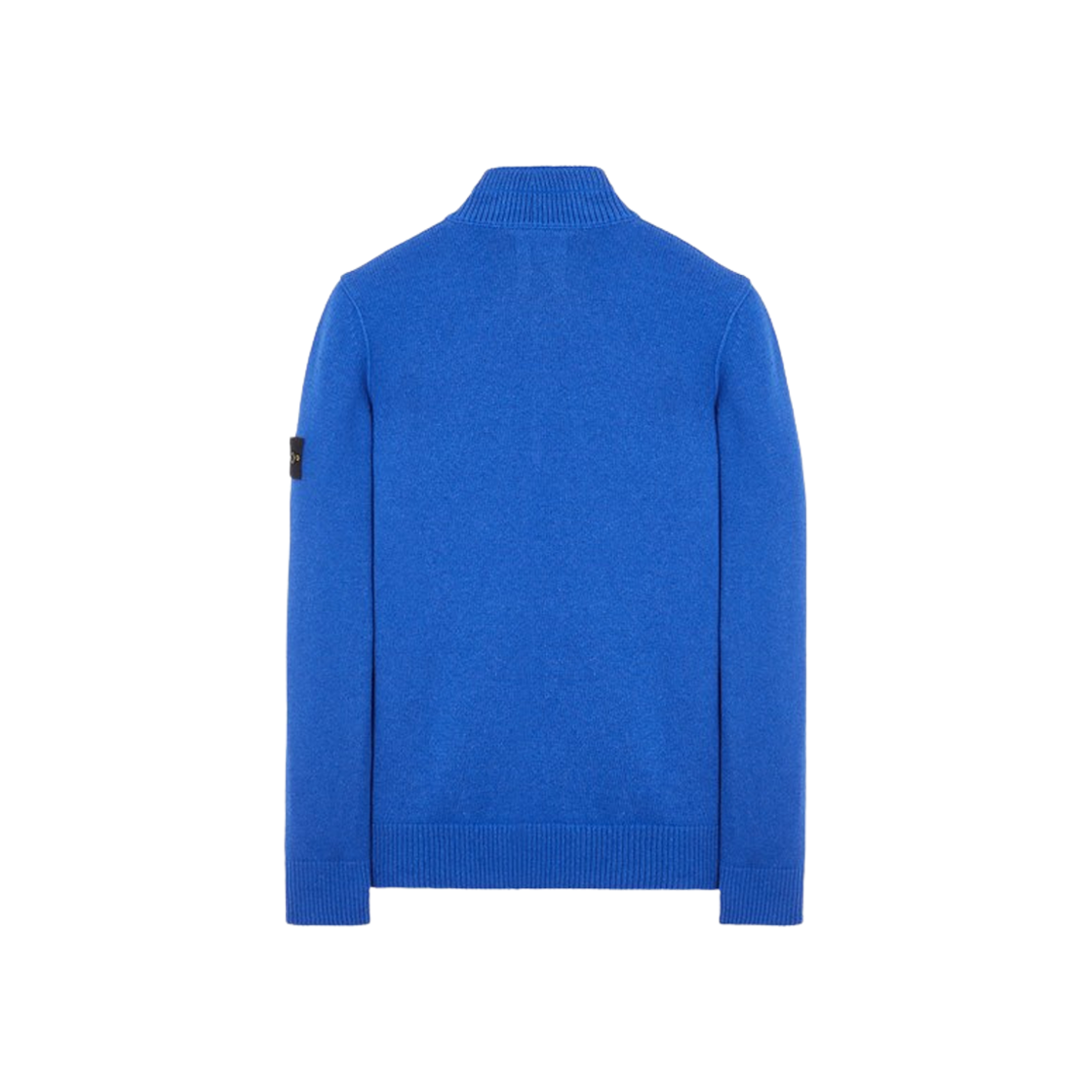 스톤 아일랜드 540A3 하이 넥 하프 버튼 램스울 니트 울트라마린 블루 - 23FW | Stone Island | KREAM