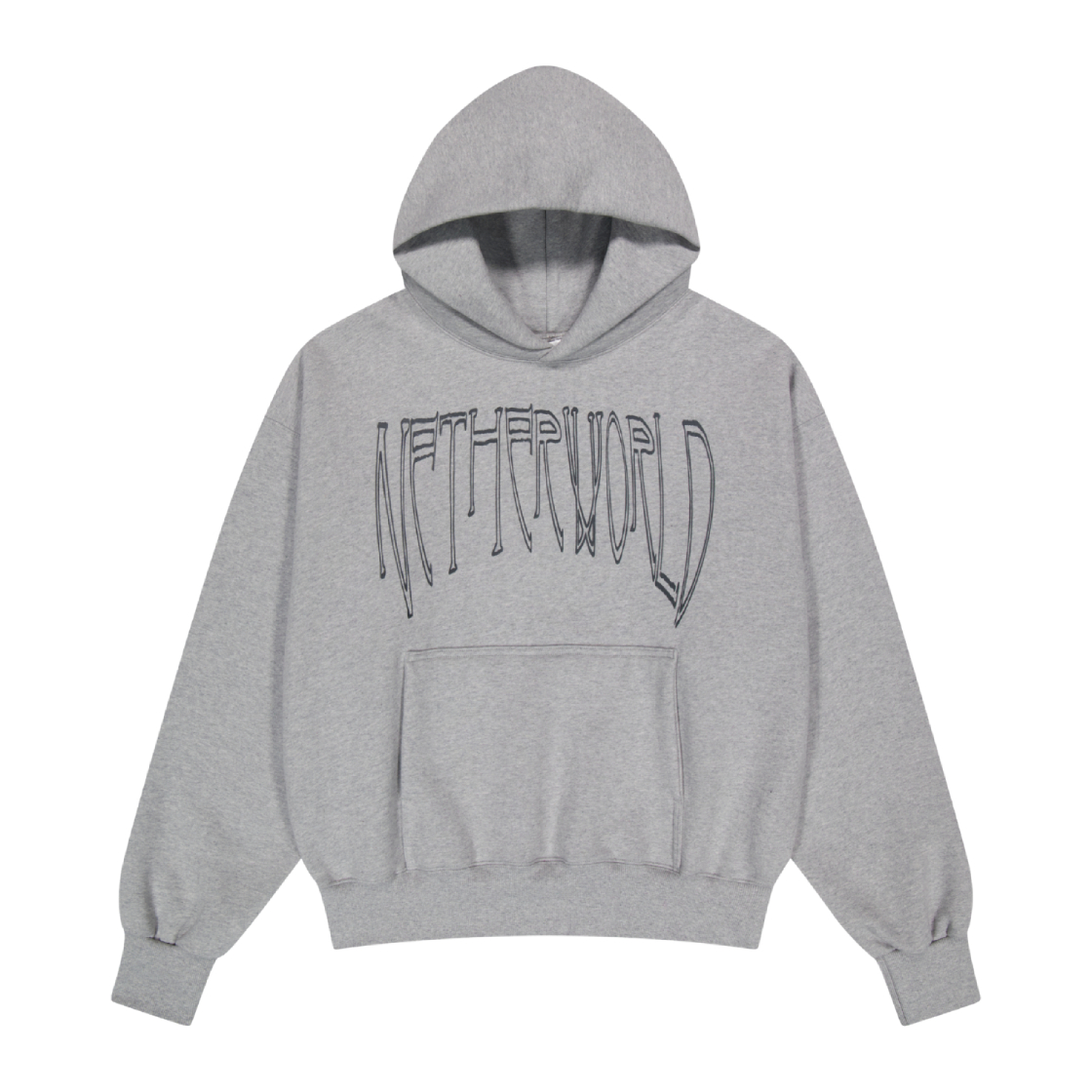 네더월드 후디 라이트 그레이 | NETHERWORLD | KREAM