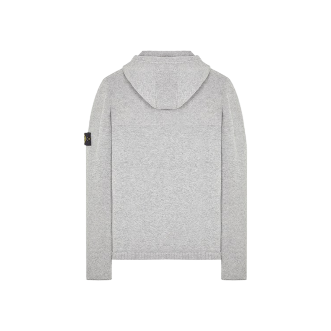 스톤 아일랜드 509A3 램스울 후드 가디건 니트 더스트 멜란지 - 23FW | Stone Island | KREAM