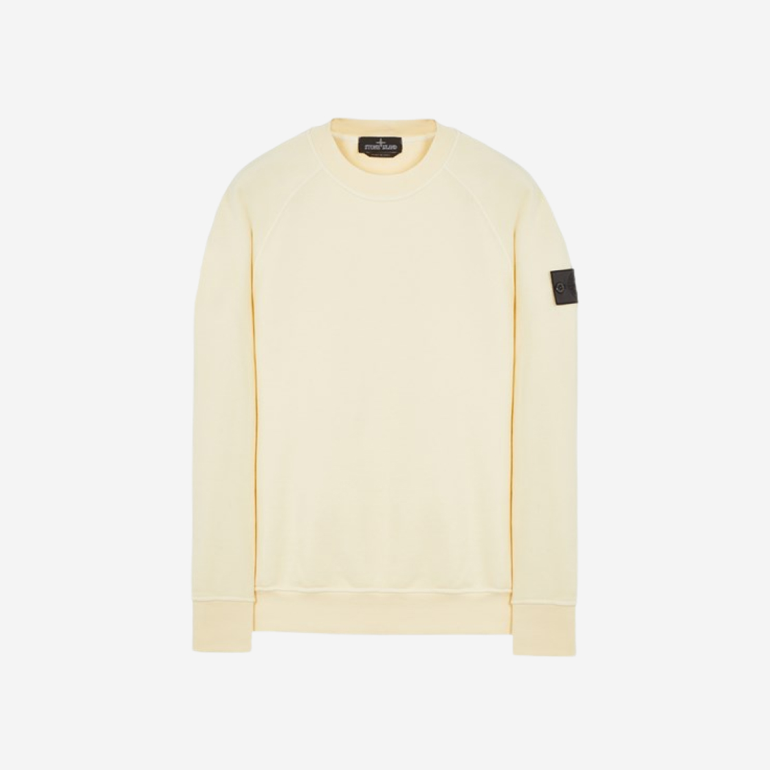 스톤 아일랜드 쉐도우 프로젝트 60619 자수 코튼 플리스 크루넥 스웨트셔츠 크림 - 23SS | Stone Island | KREAM