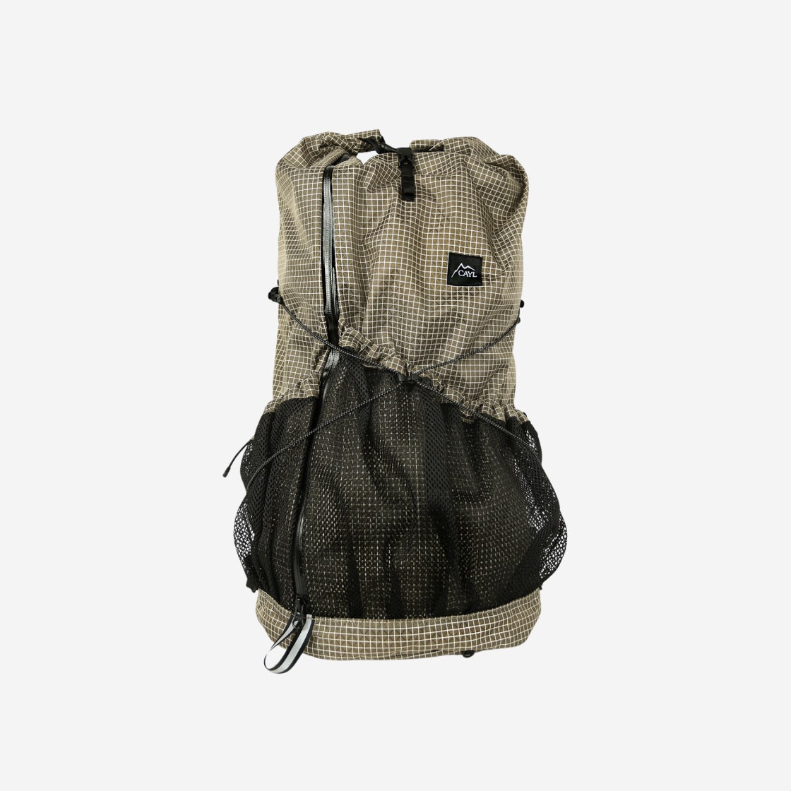 케일 마리 롤 탑 케일 그리드 카키 | Cayl | KREAM