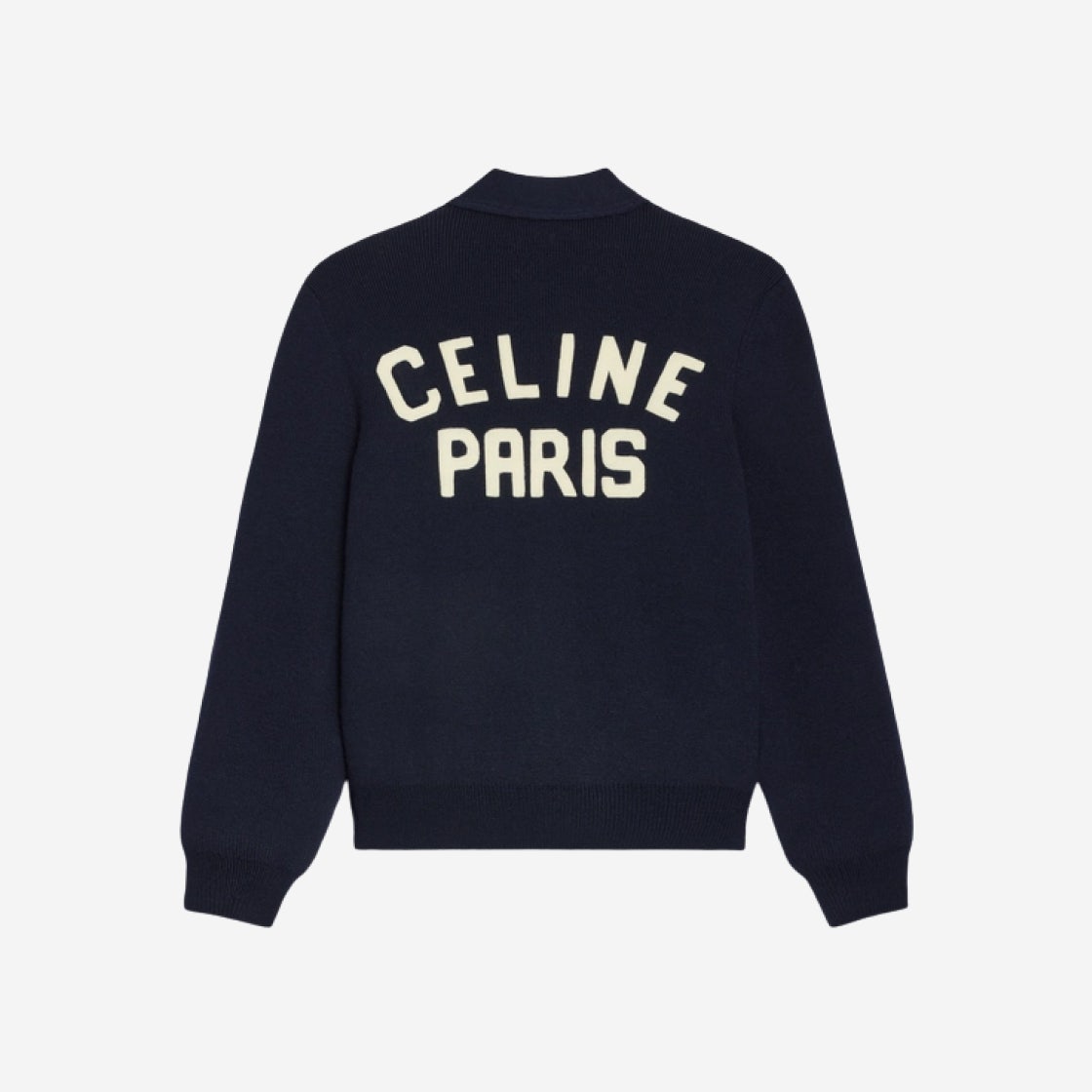 셀린느 울 컬리지 가디건 네이비 | Celine | KREAM