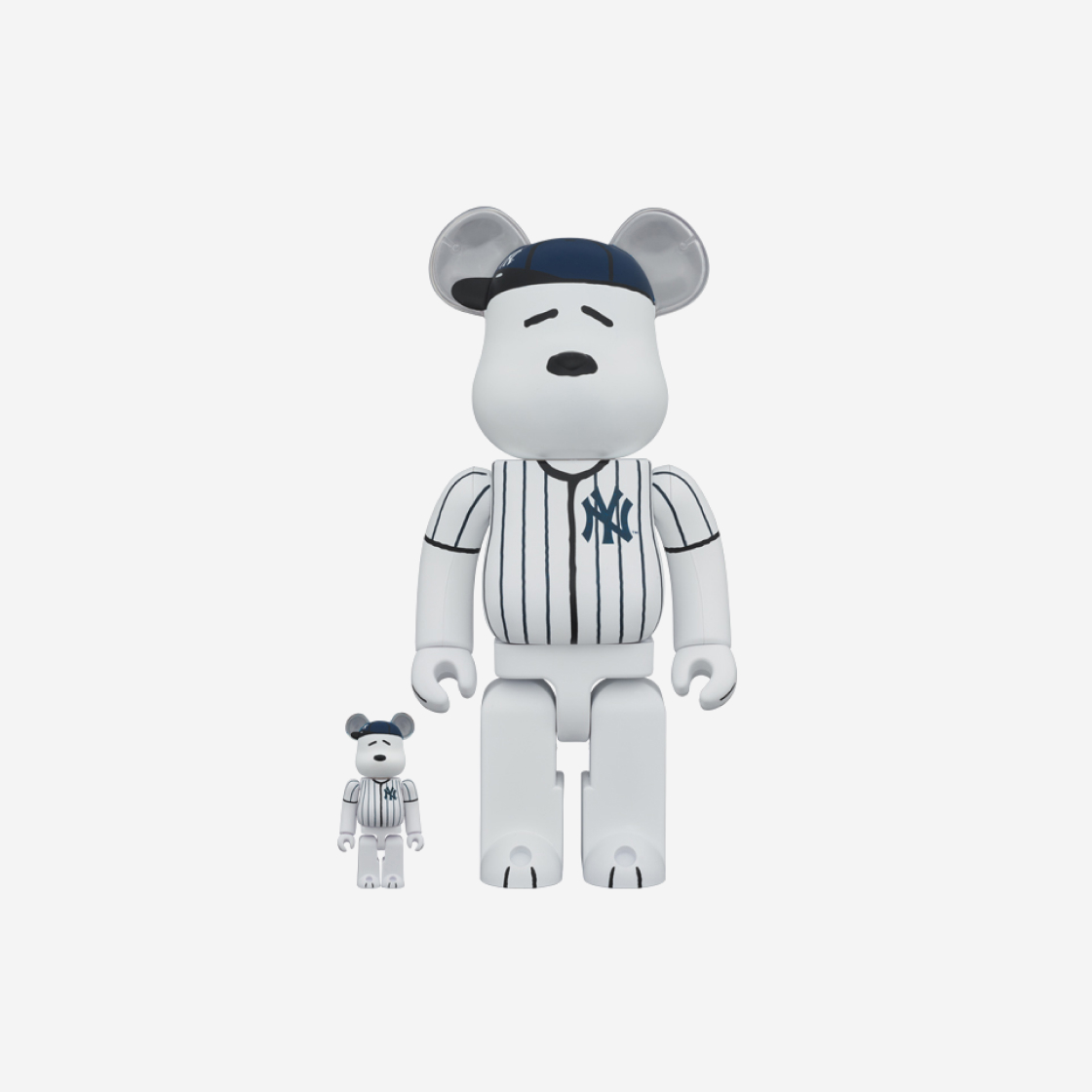 베어브릭 Bearbrick x MLB x Peanuts New York Yankees Snoopy 100% & 400% Set ...