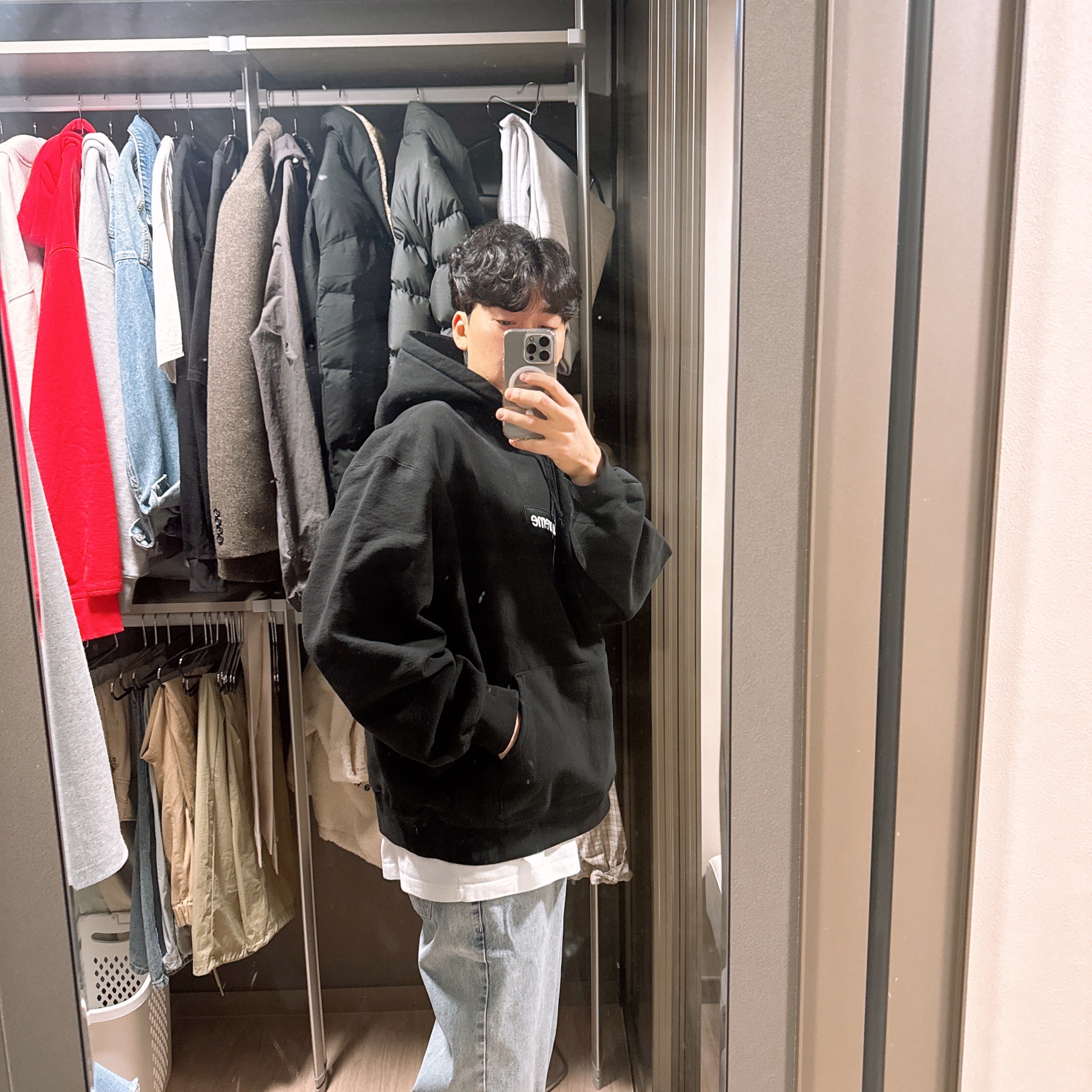 179 68 L사이즈 밑단시보리 커요 | KREAM