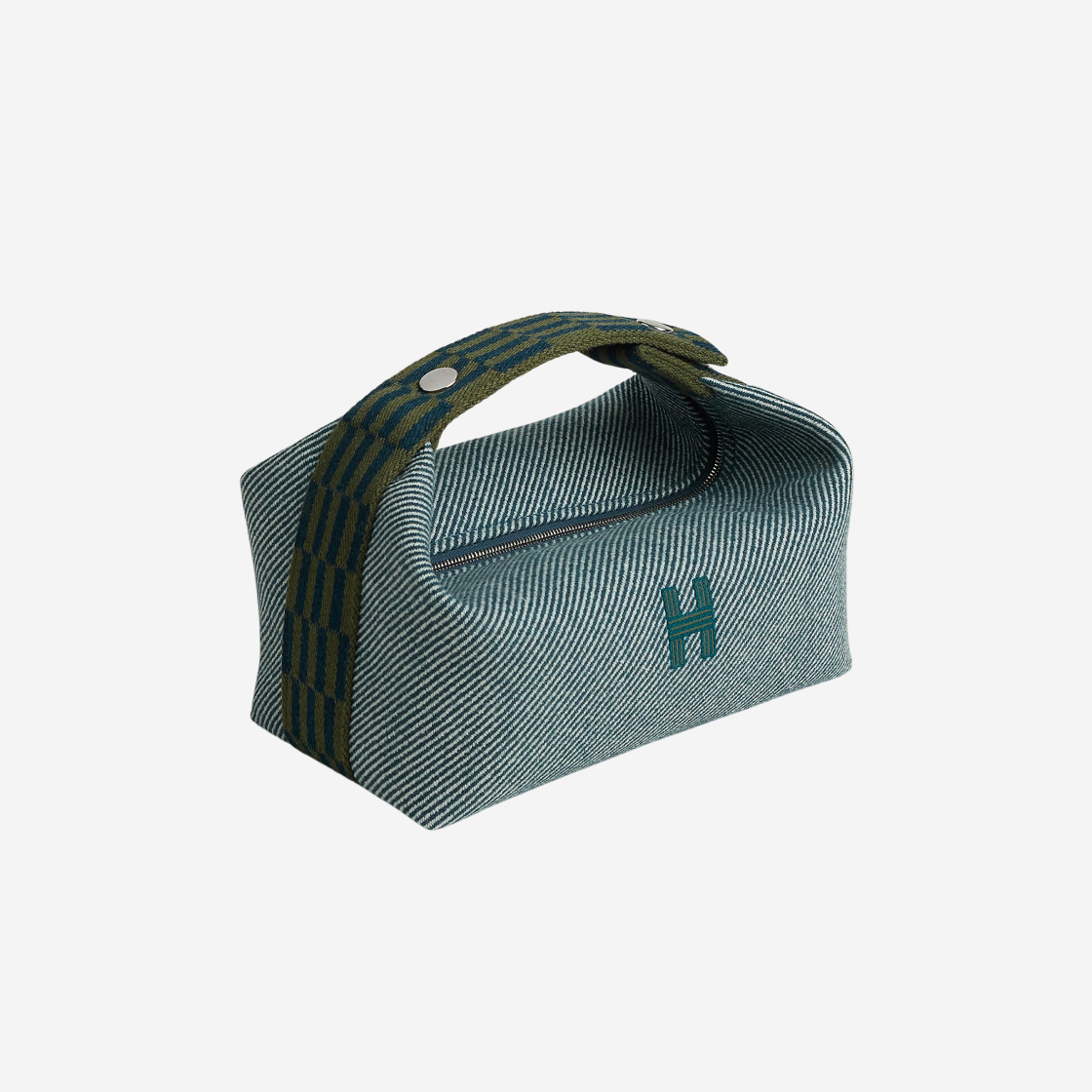 에르메스 스몰 브리드 어 브랙 H 나테 케이스 울 블루 어비스 | Hermes | KREAM