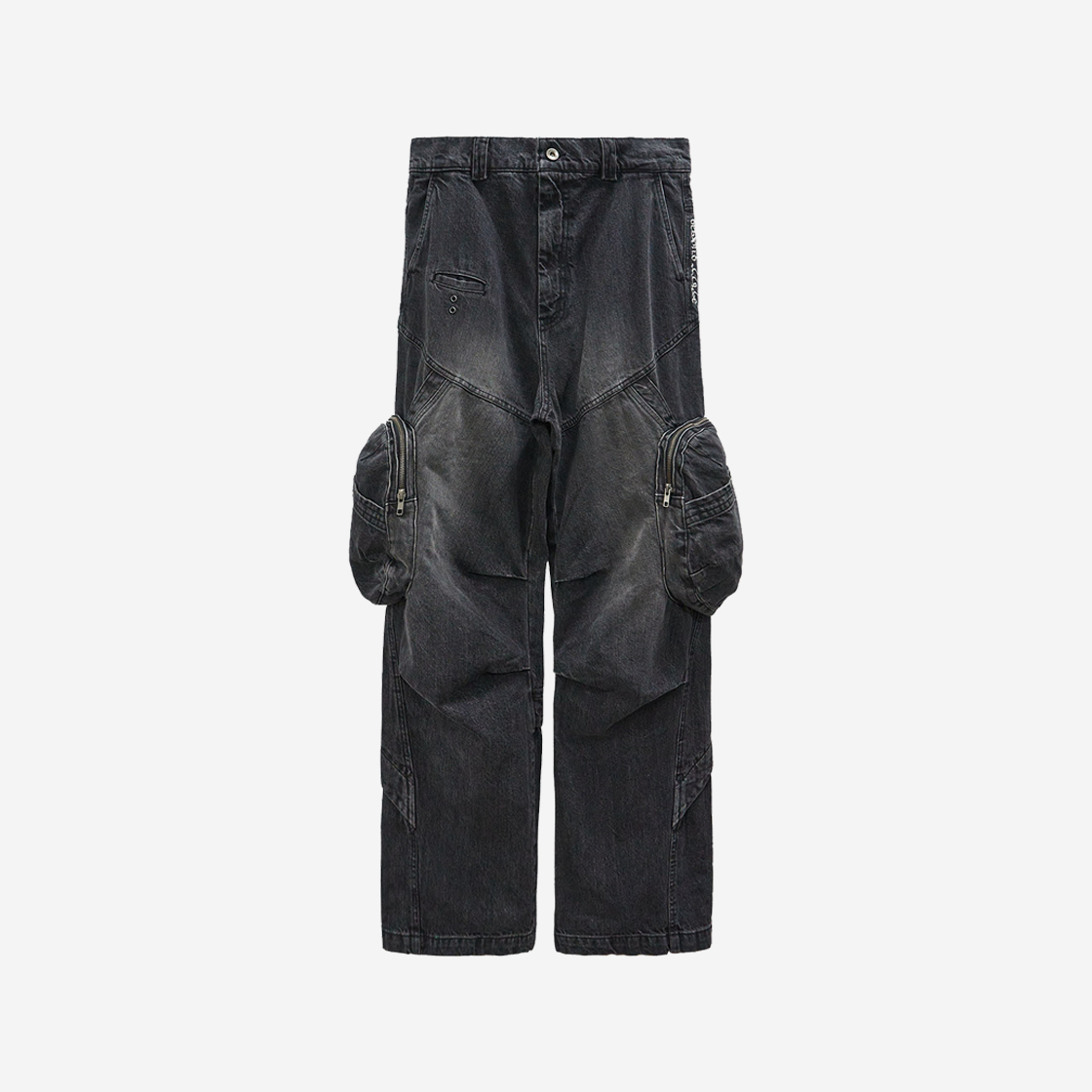 이그노타 코어:7 워시드 카고 팬츠 블랙 데님 | Ignota | KREAM