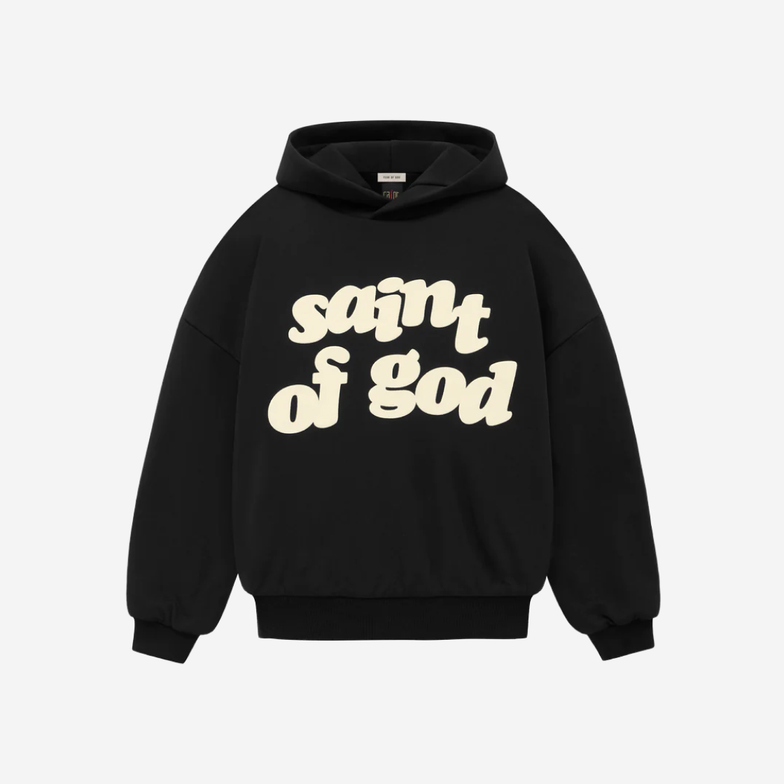 피어 오브 갓 x 세인트 마이클 세인트 오브 갓 후드 블랙 | Fear of God | KREAM