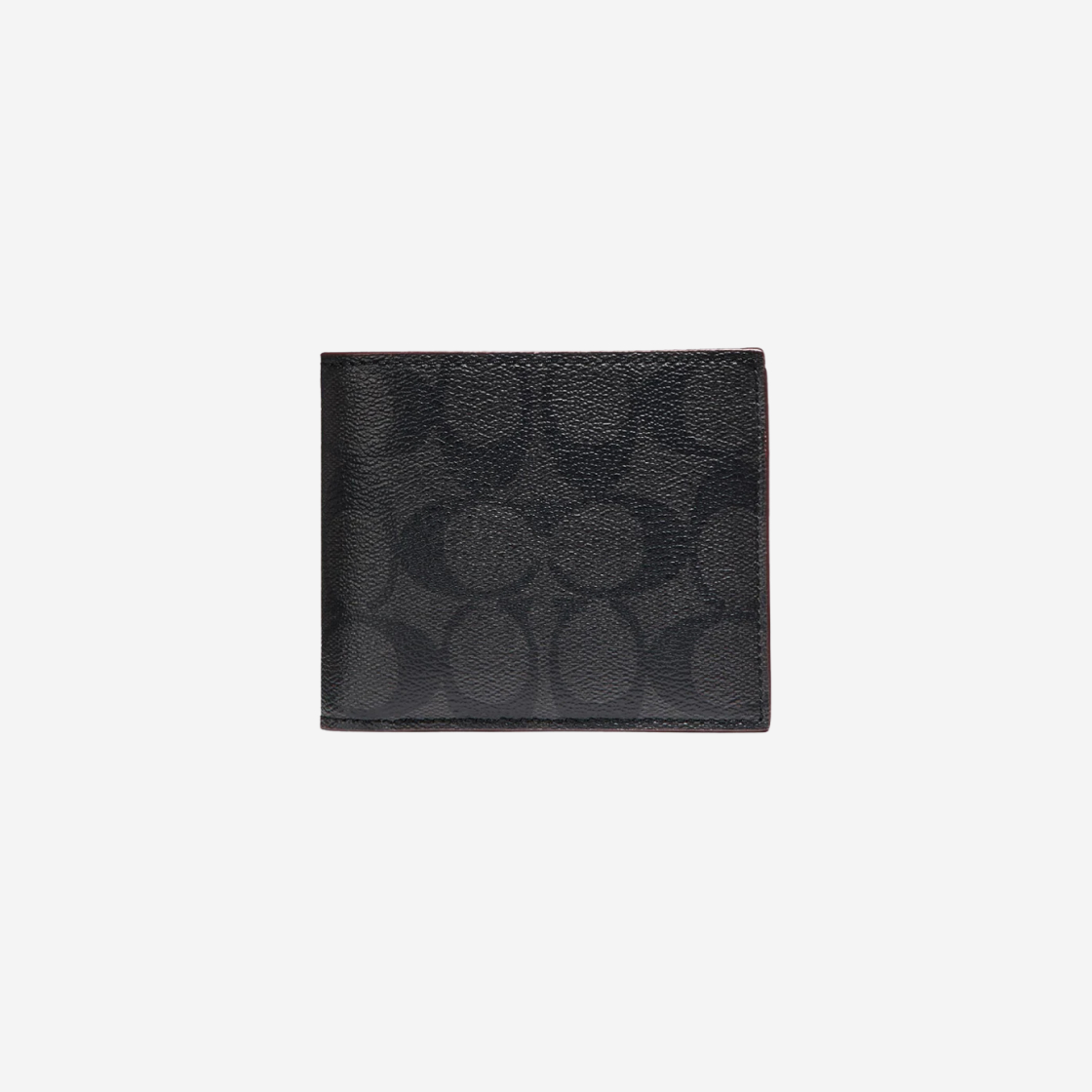 코치 시그니처 캔버스 컴팩트 ID 월렛 블랙 옥스블러드 | Coach | KREAM