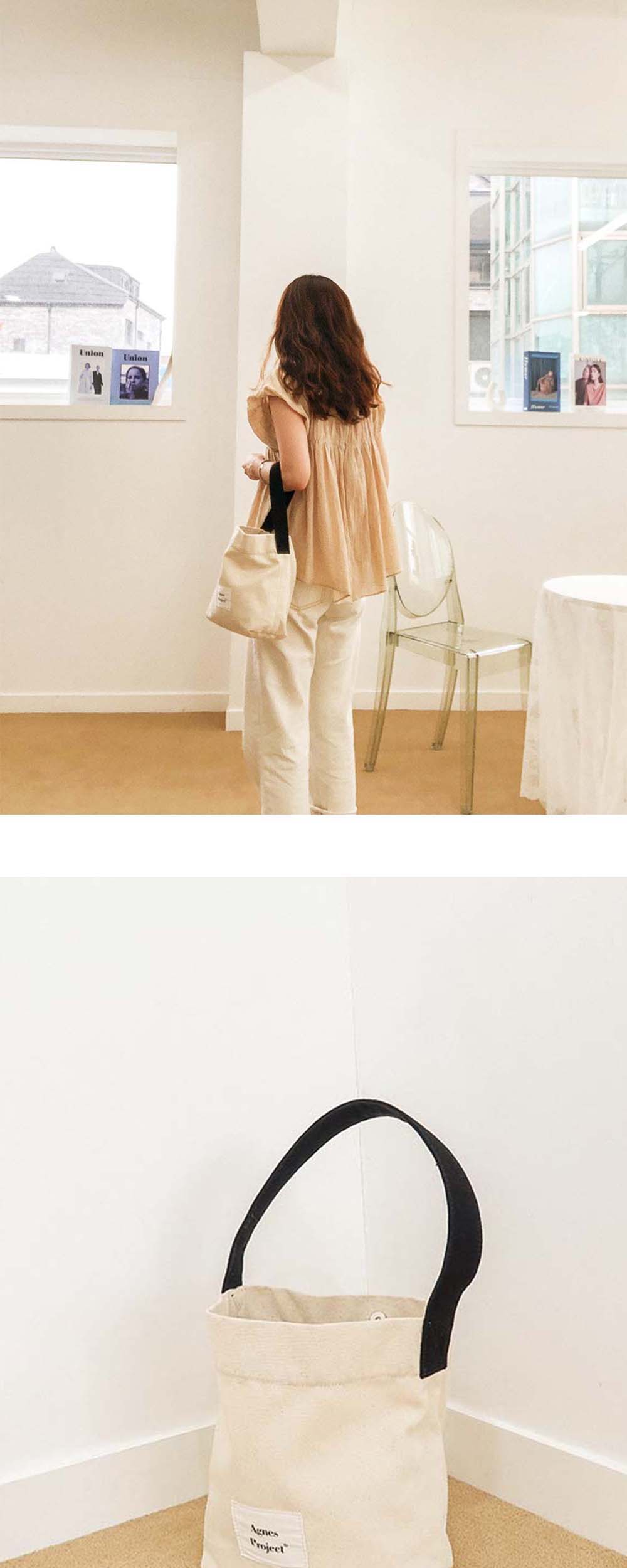 아그네스 프로젝트 피넛 토트백 내추럴 | Agnes Project | KREAM