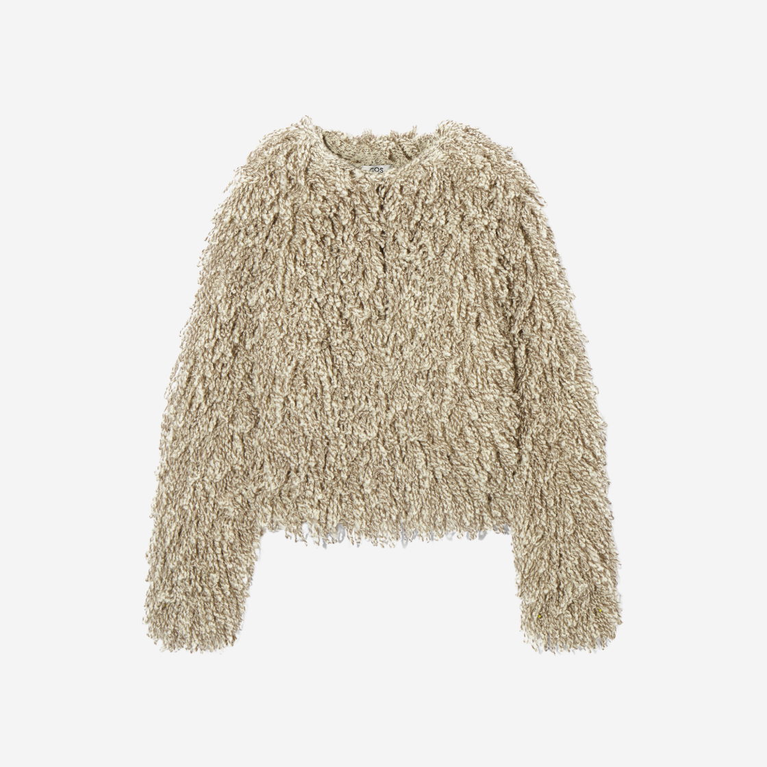 (W) 코스 루프 니트 울 자켓 베이지 | COS | KREAM