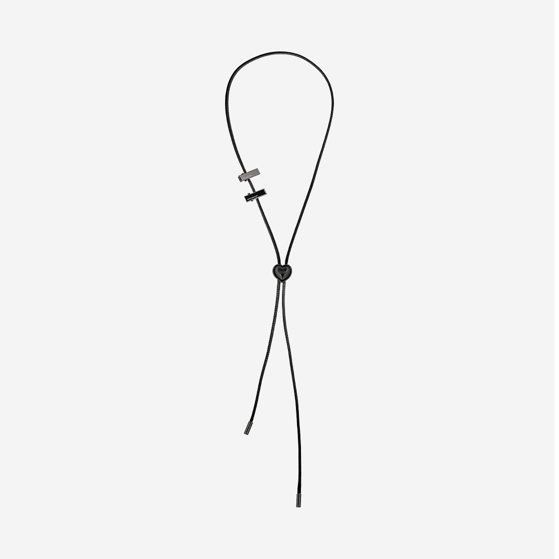 센티멍 넘버 483 하트 코드 락 네크리스 블랙/블랙 | SENTIMENTS | KREAM