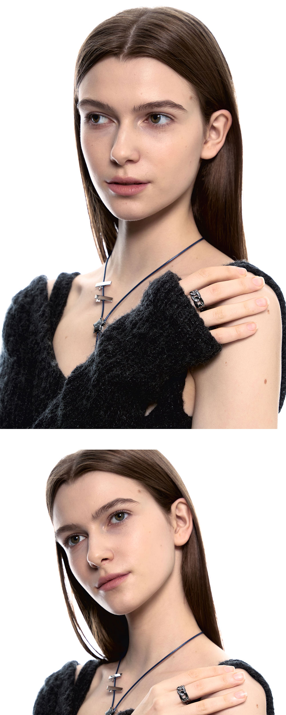 센티멍 넘버 456 링 블랙 | SENTIMENTS | KREAM