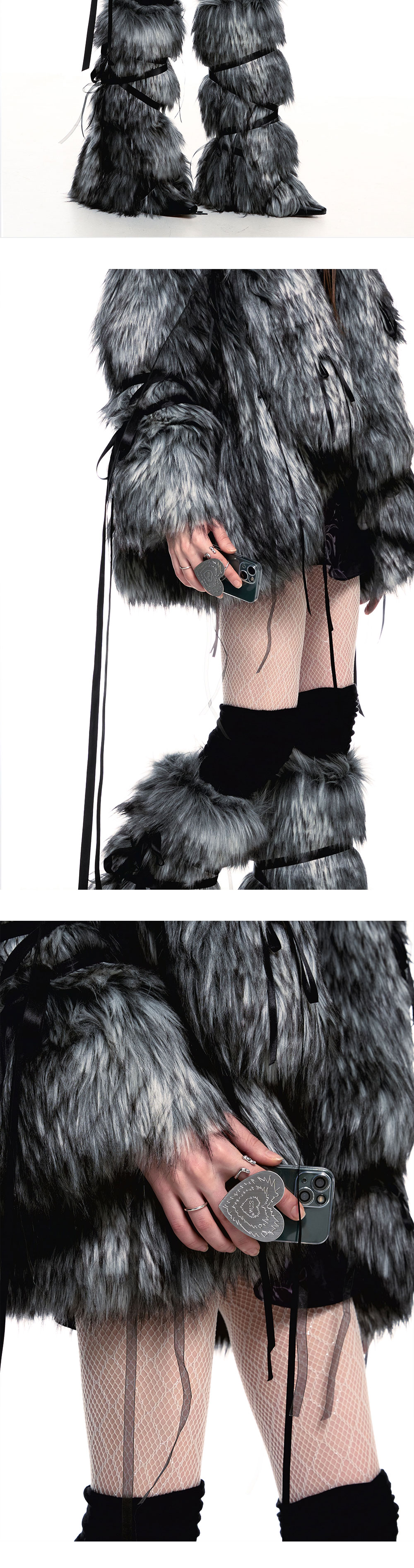 센티멍 넘버 471 하트 폰 그립 실버 | SENTIMENTS | KREAM