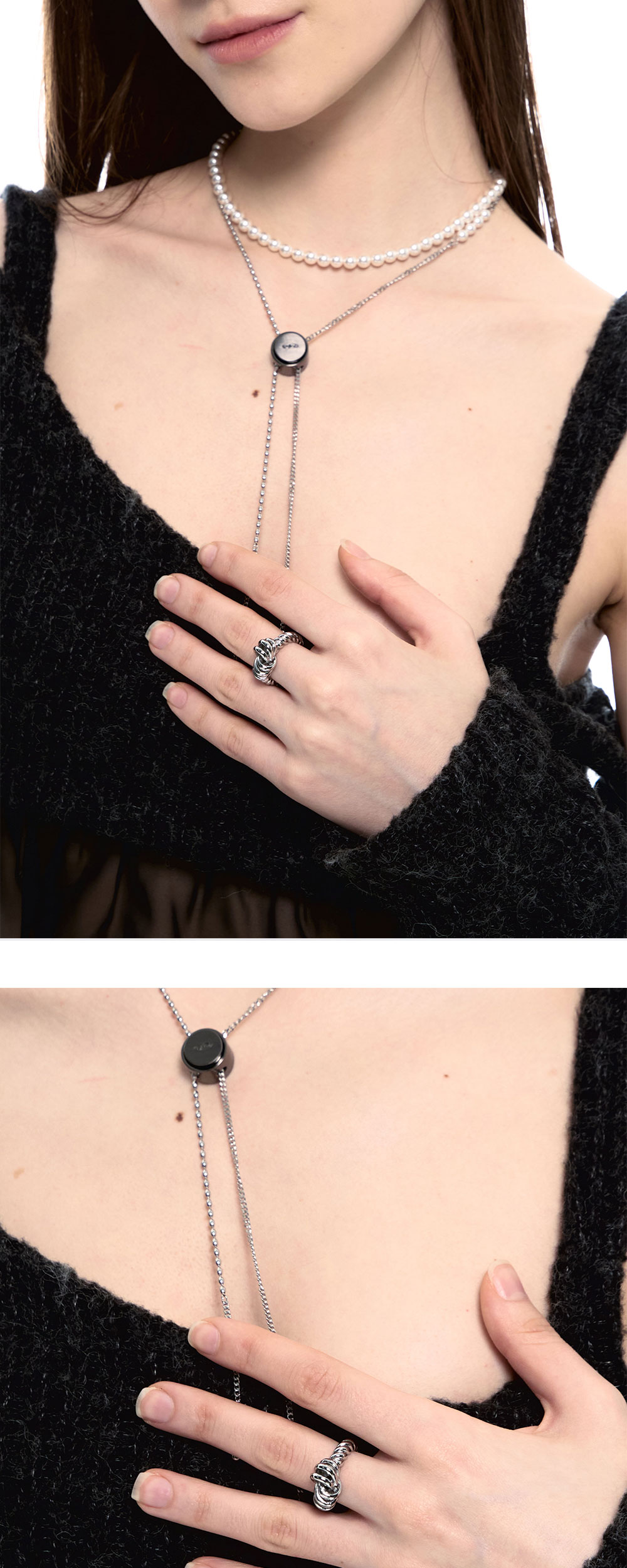 센티멍 넘버 448 링 실버 | SENTIMENTS | KREAM