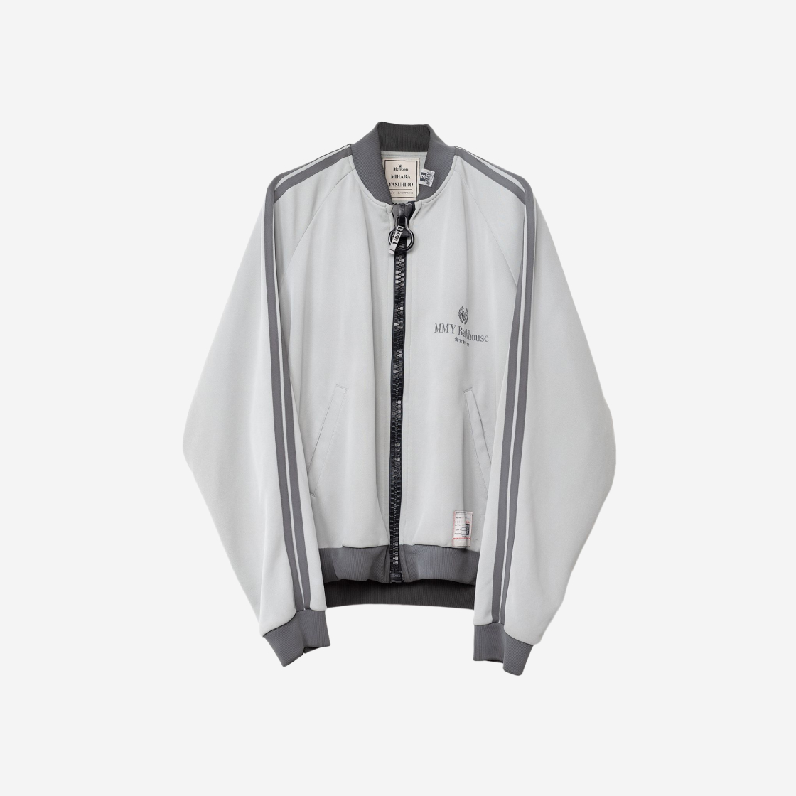메종 미하라 야스히로 와이드 백 트랙 자켓 그레이 | Mihara Yasuhiro | KREAM