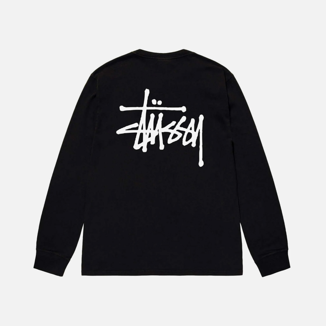 스투시 베이직 스투시 롱슬리브 티셔츠 블랙 2024 | Stussy | KREAM