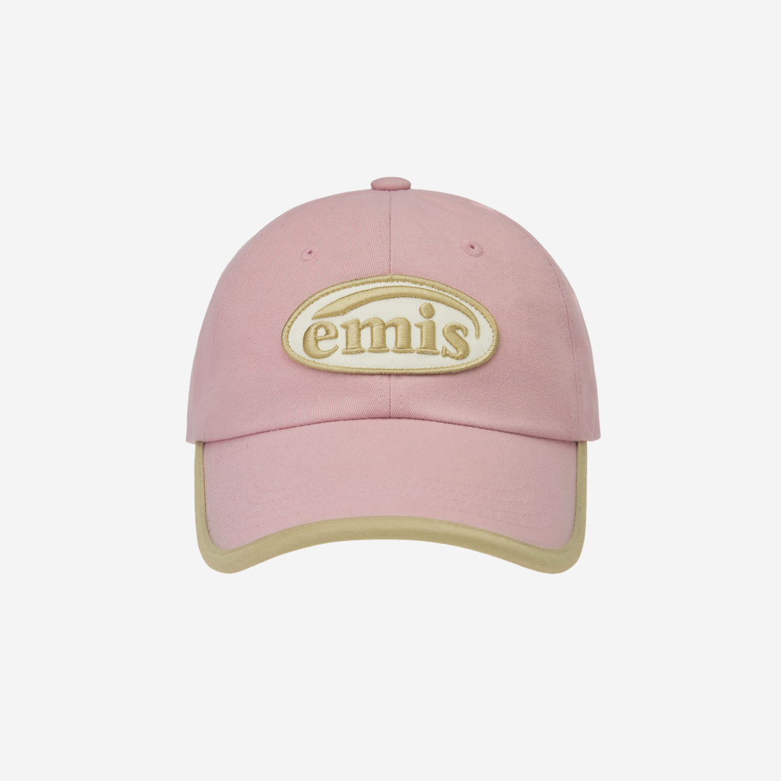 이미스 베이지 트리밍 볼캡 핑크 | Emis | KREAM