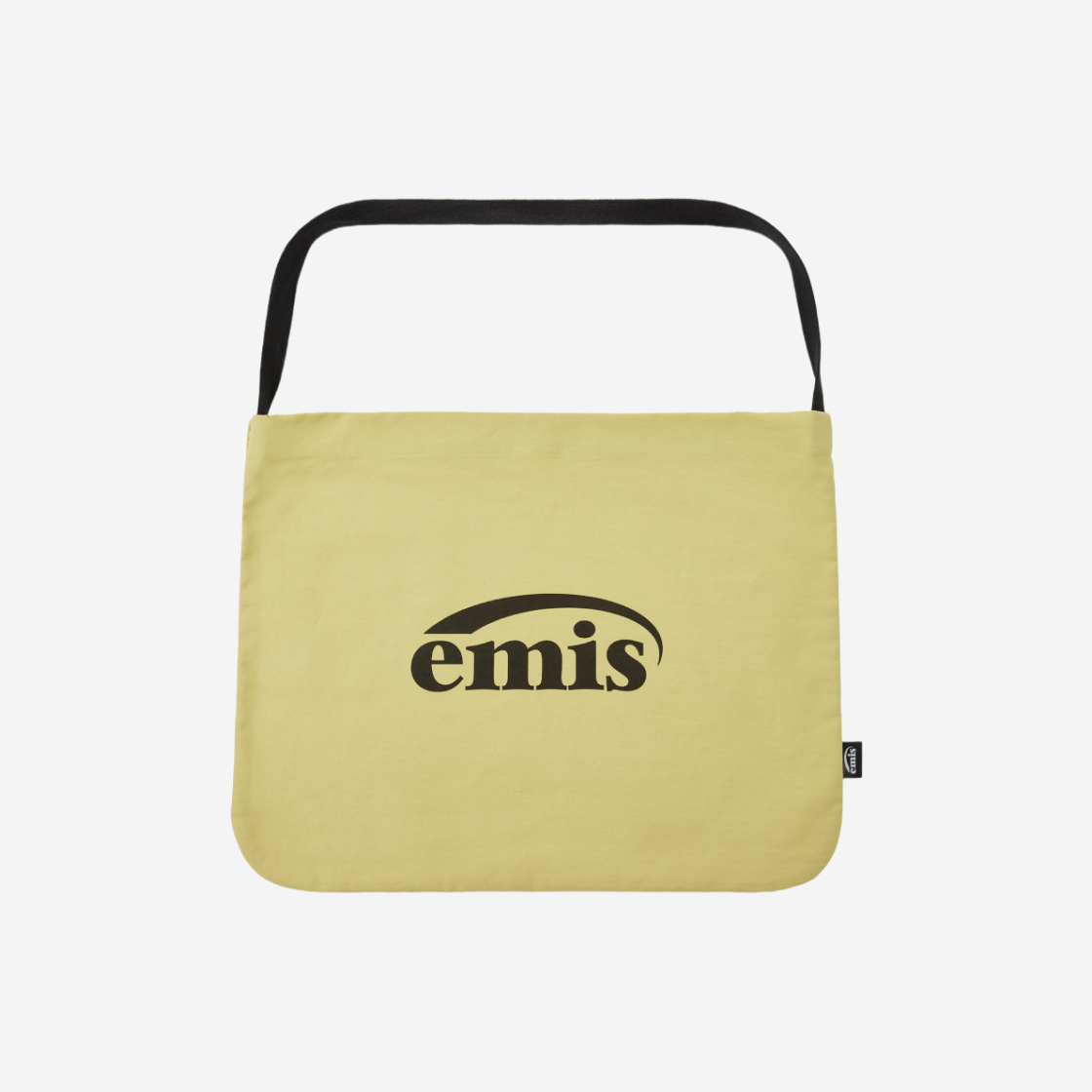 이미스 뉴 로고 코튼 에코백 머스타드 | Emis | KREAM