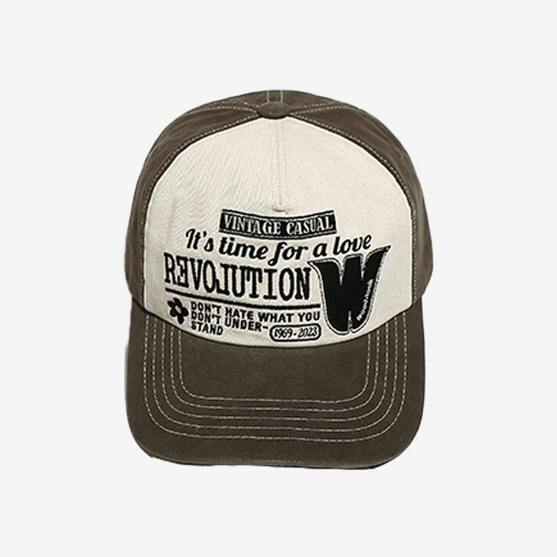 오가프 레볼루션 5패널 볼캡 브라운 | OGARP | KREAM