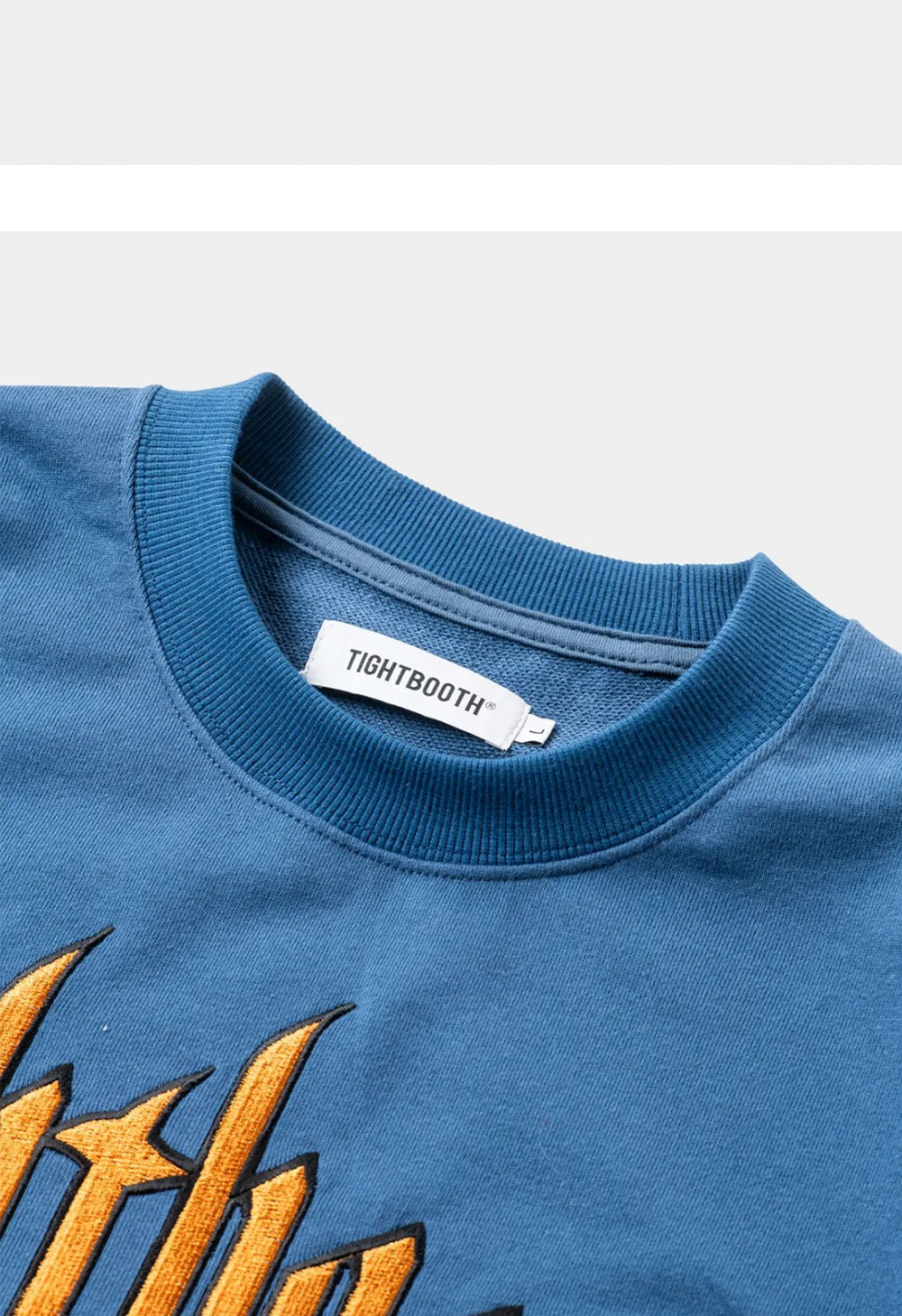 타이트부스 비스트 크루 스웨트 페일 블루 | Tightbooth | KREAM