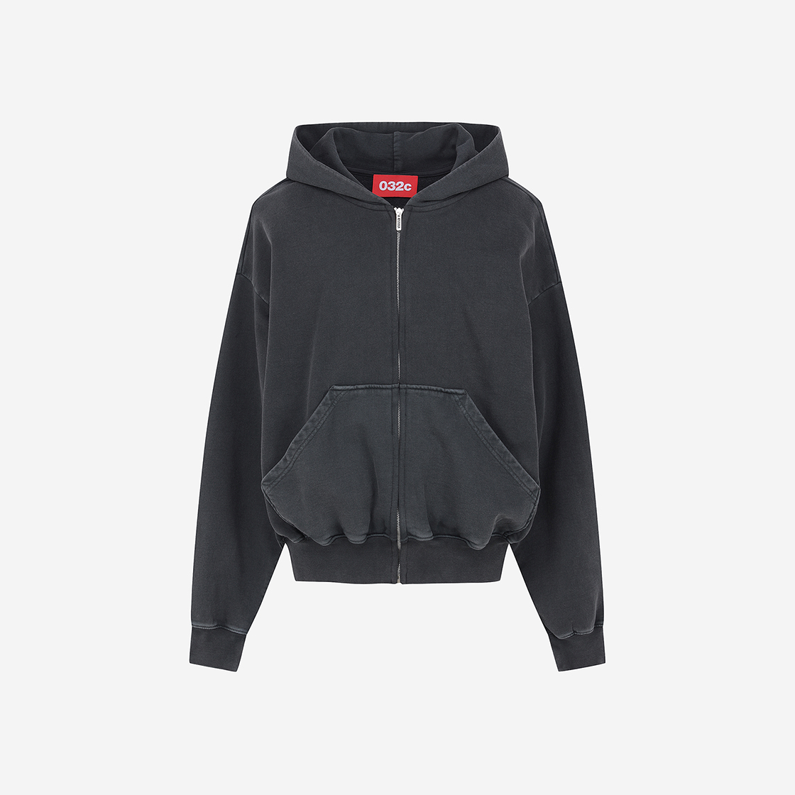 032c 러스터 집업 후디 페이디드 블랙 | 032c | KREAM