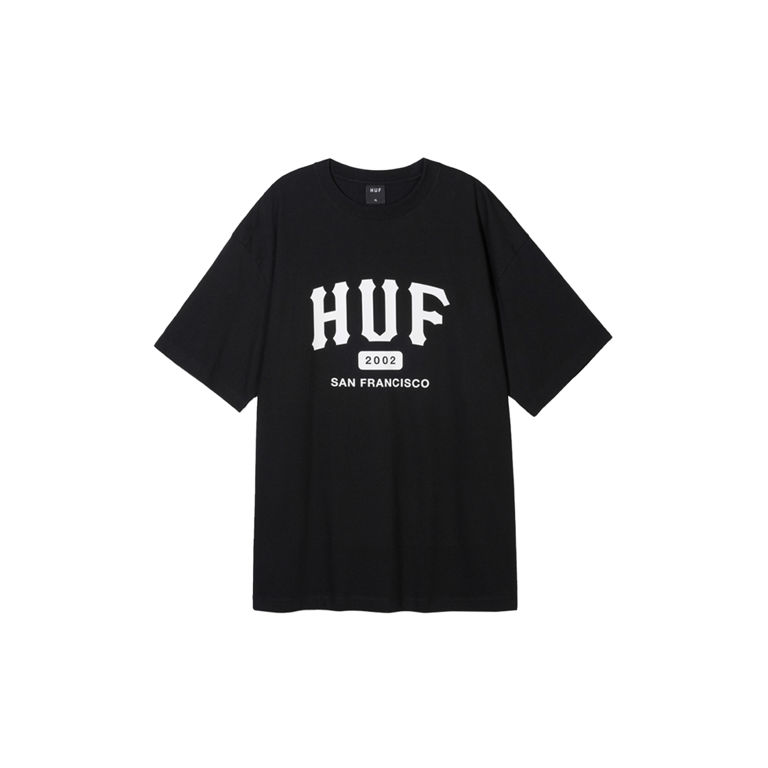허프 2002 아치 로고 티 블랙 | HUF | KREAM