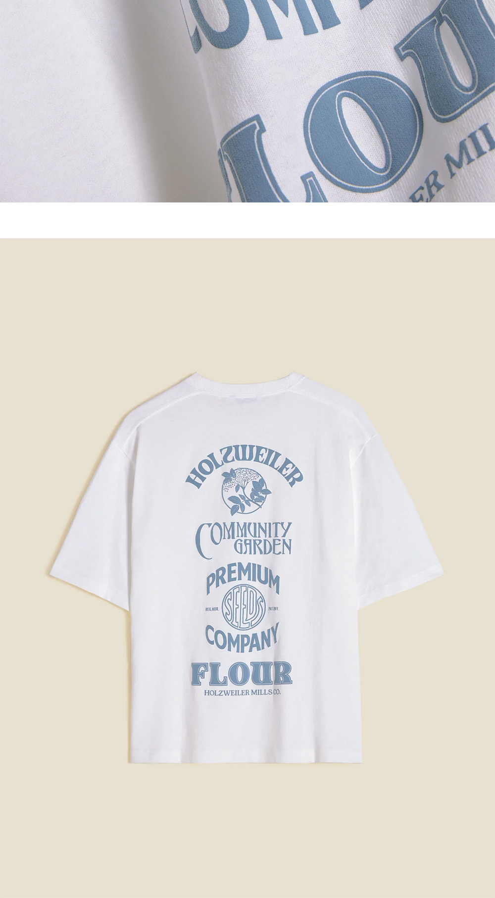 홀츠베일러 레인저 로고 티 화이트 | Holzweiler | KREAM