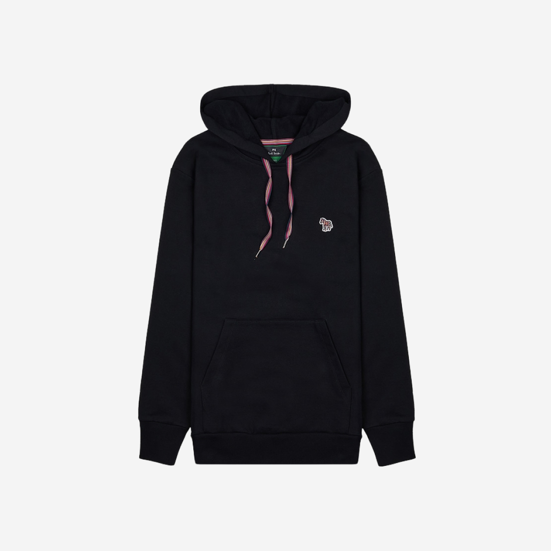 (W) 폴 스미스 지브라 로고 후드 블랙 | Paul Smith | KREAM