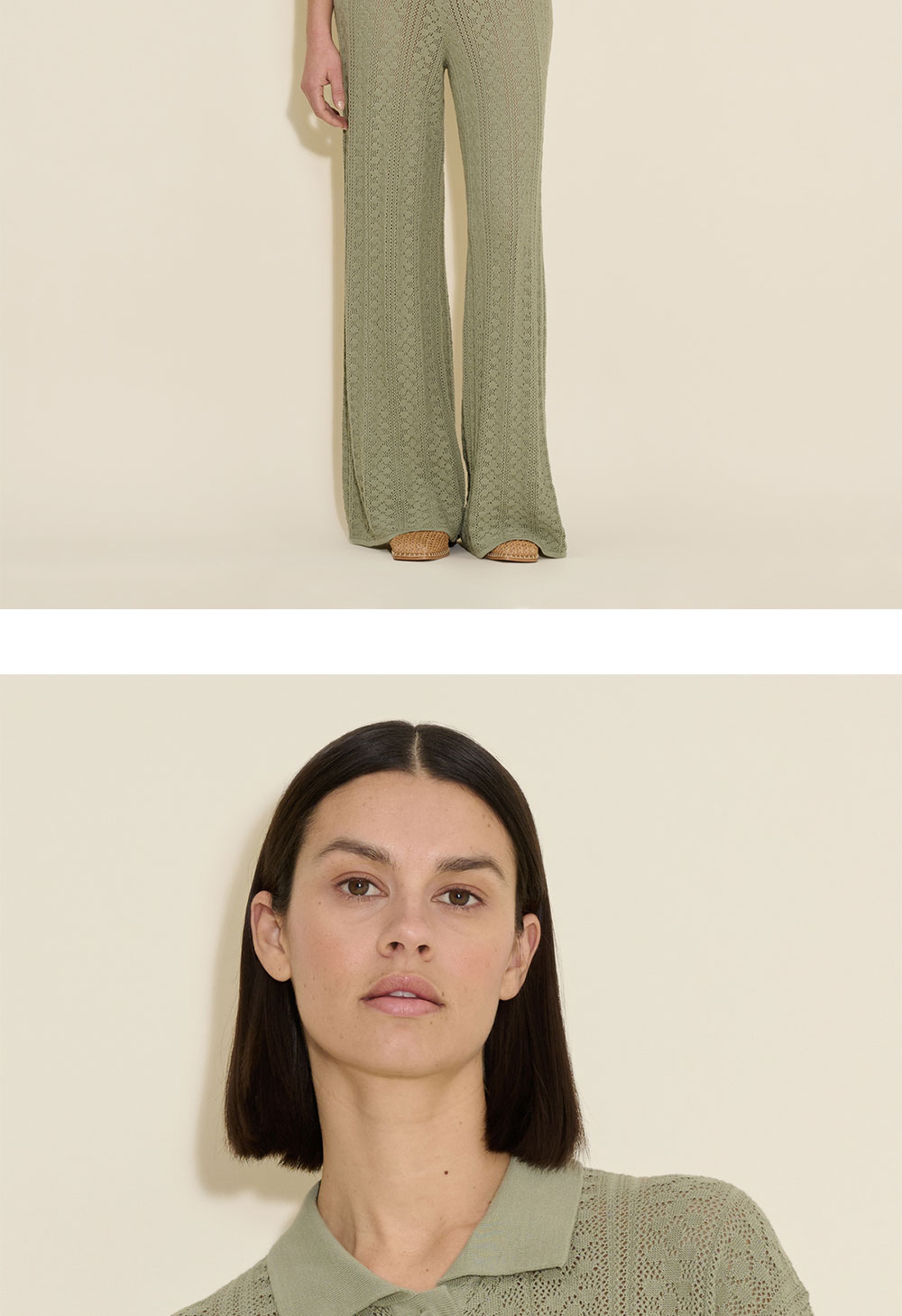 홀츠베일러 우먼 로크 크로셰 니트 셔츠 틸 | Holzweiler | KREAM