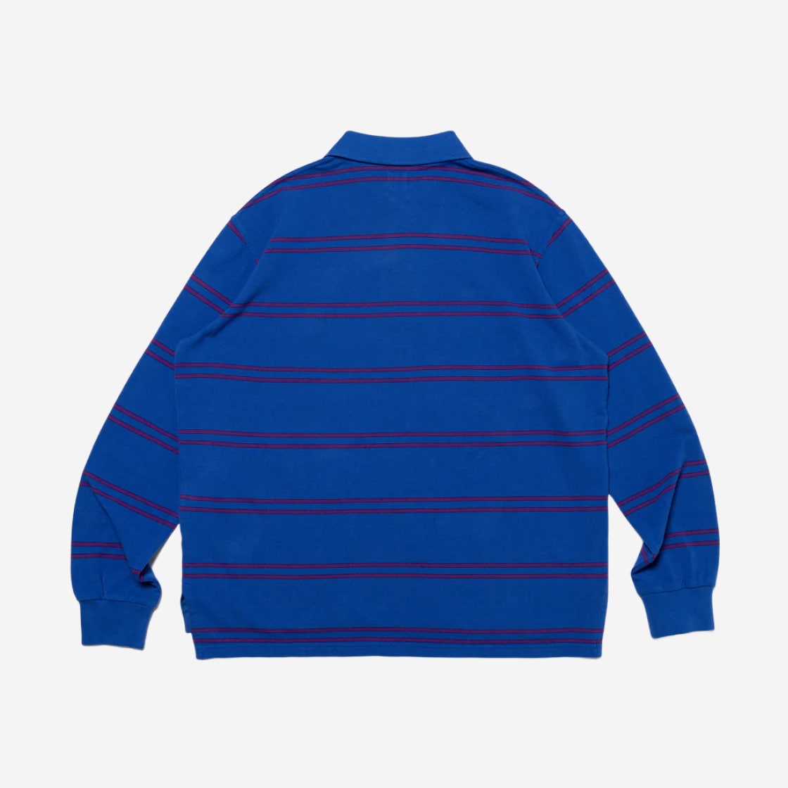 휴먼 메이드 롱슬리브 폴로 셔츠 블루 | Human Made | KREAM