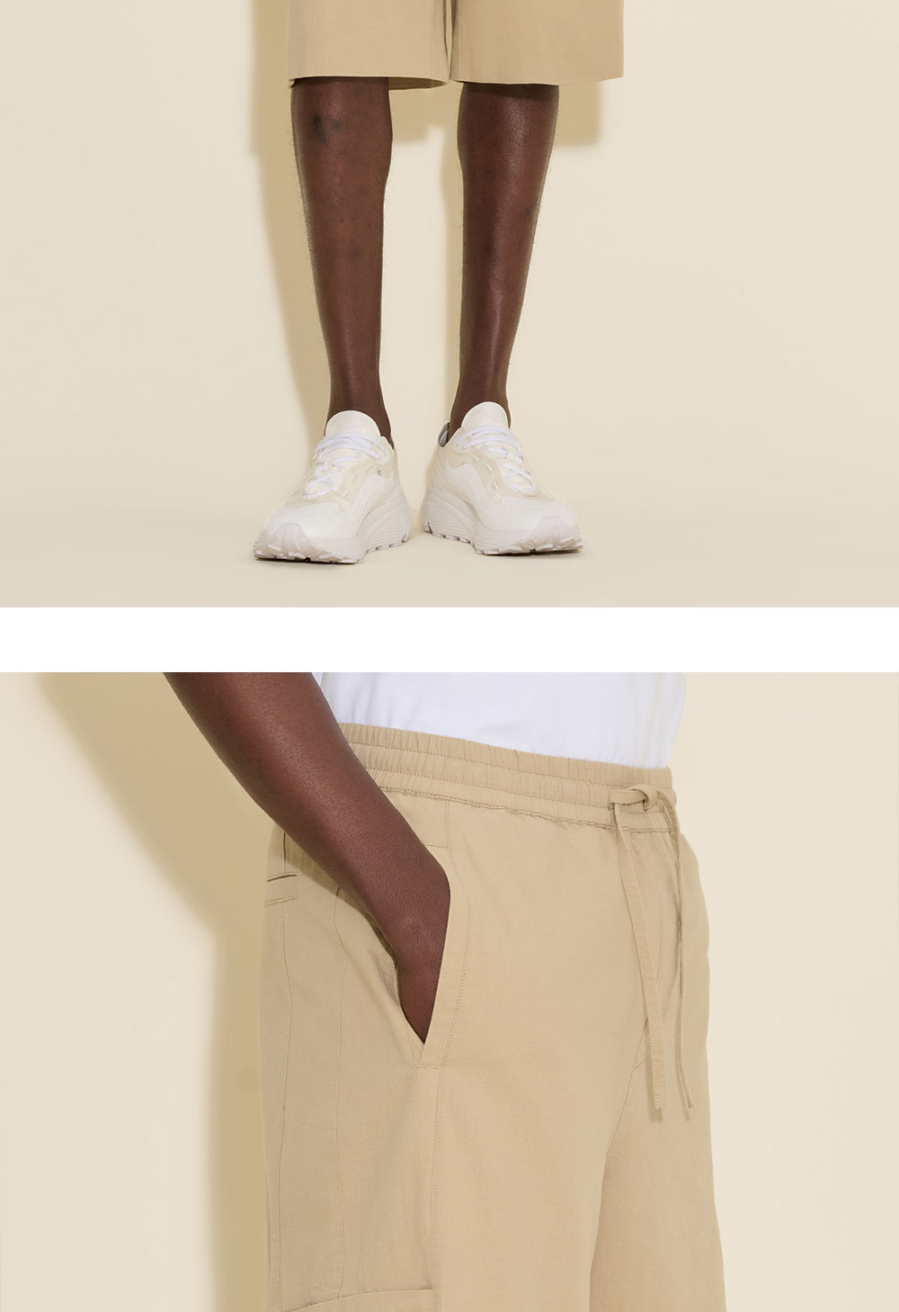 홀츠베일러 테비 립스탑 카고 쇼츠 베이지 | Holzweiler | KREAM