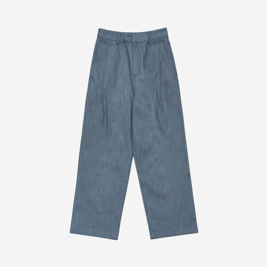 아모멘토 스트레이트 와이드 핏 데님 블루 | AMOMENTO | KREAM