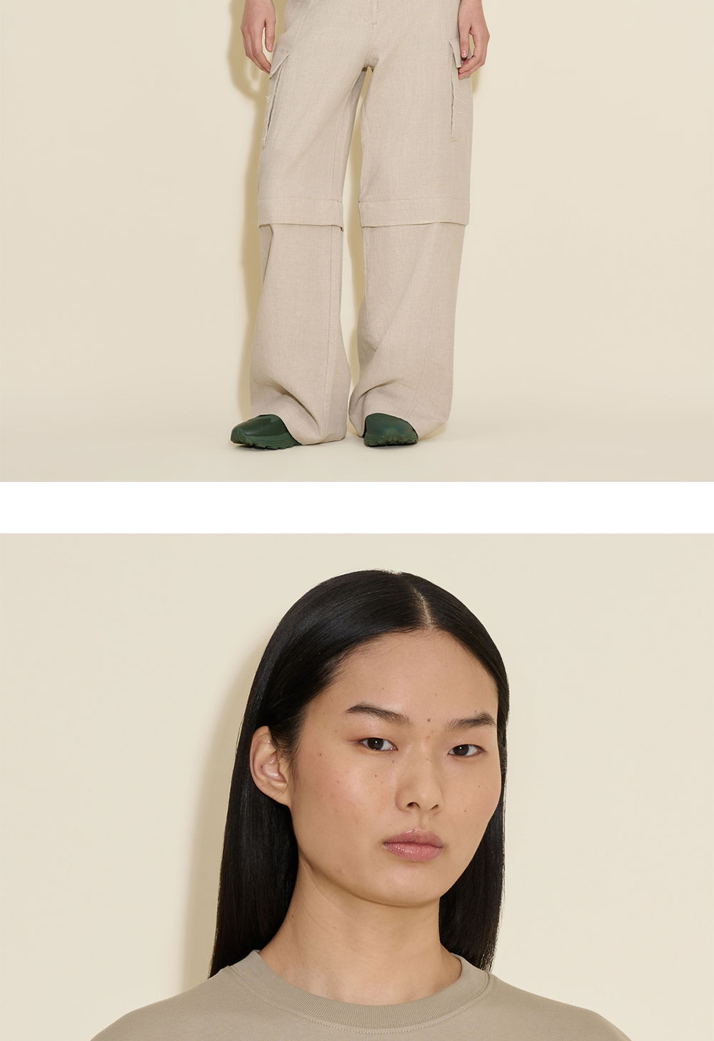 홀츠베일러 우먼 케라그 엘더플라워 티 다크 그린 | Holzweiler | KREAM