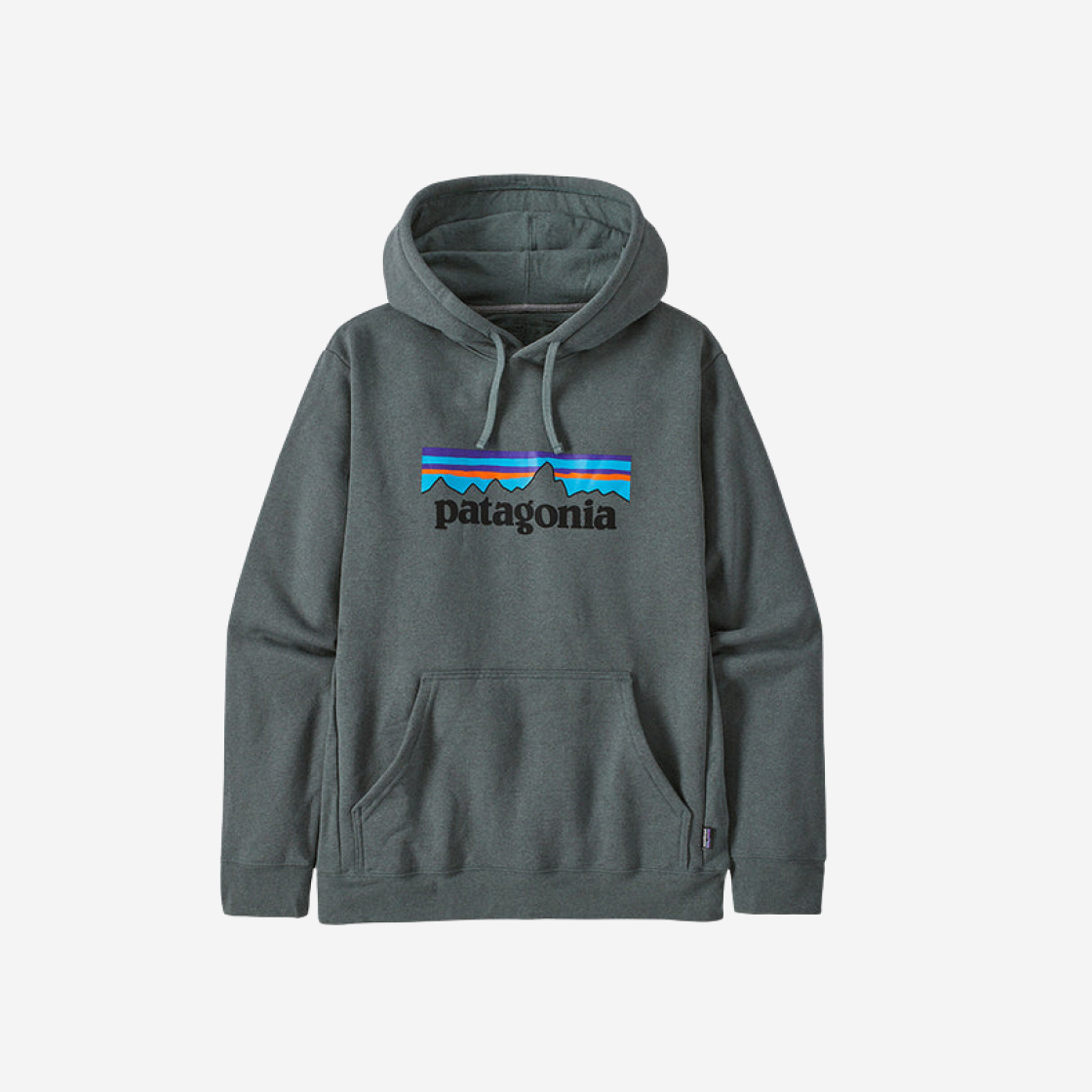 파타고니아 P-6 로고 업라이절 후드 누보 그린 | Patagonia | KREAM