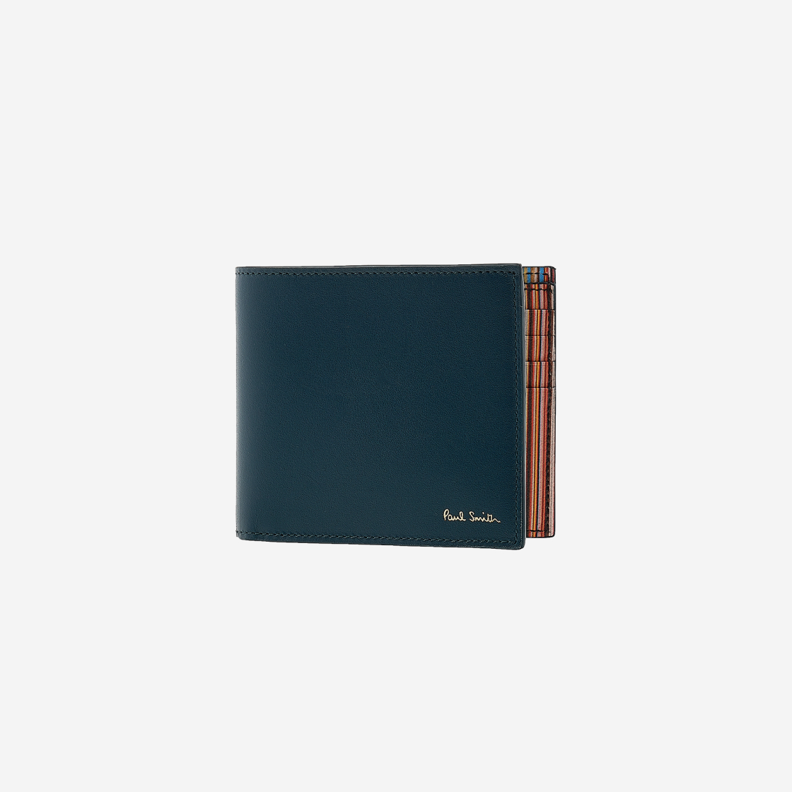 폴 스미스 레더 시그니처 스트라이프 인테리어 빌폴드 월렛 틸 | Paul Smith | KREAM